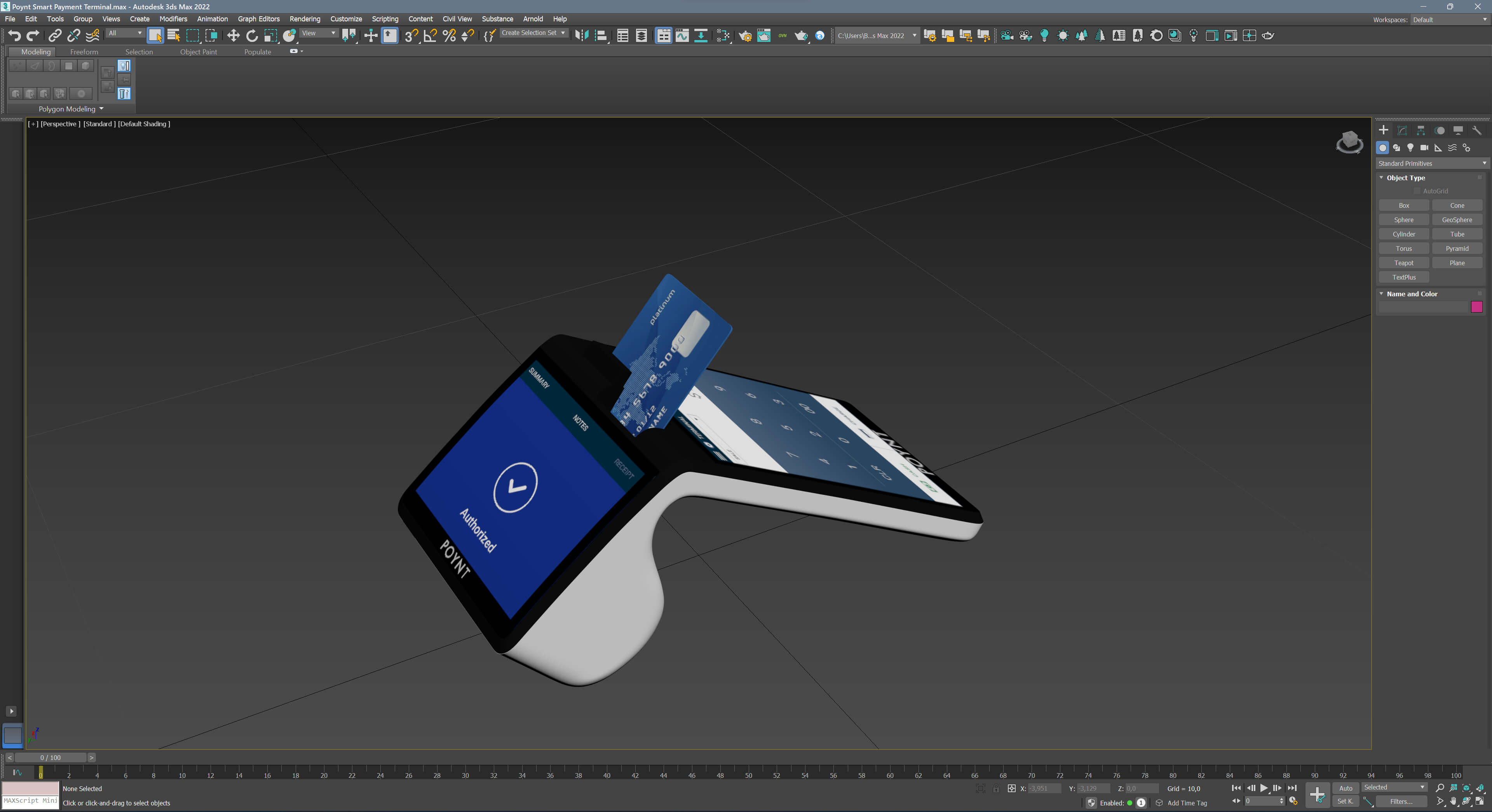 Poynt Smart Payment Terminal - 3D Model by Cactus3D