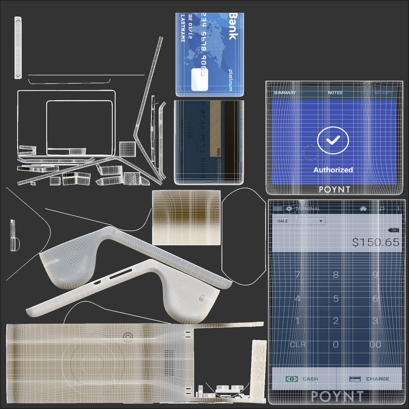 Poynt Smart Payment Terminal - 3D Model by Cactus3D