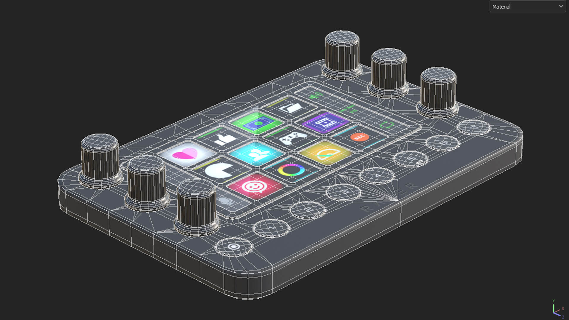 Razer Stream Controller - 3D Model by Cactus3D