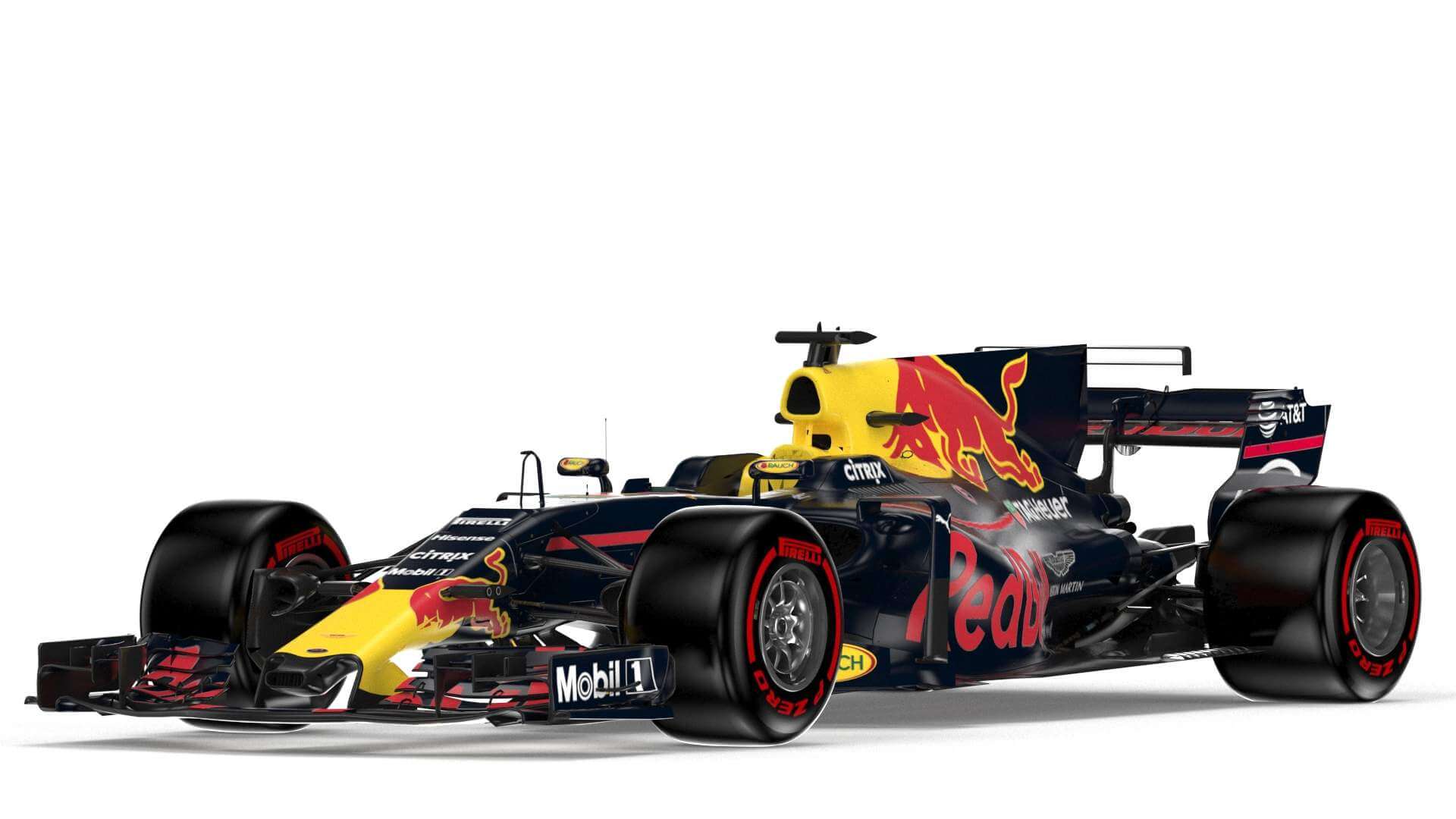 Red Bull 2017 F1 Race Car - 3D Model by Cactus3D