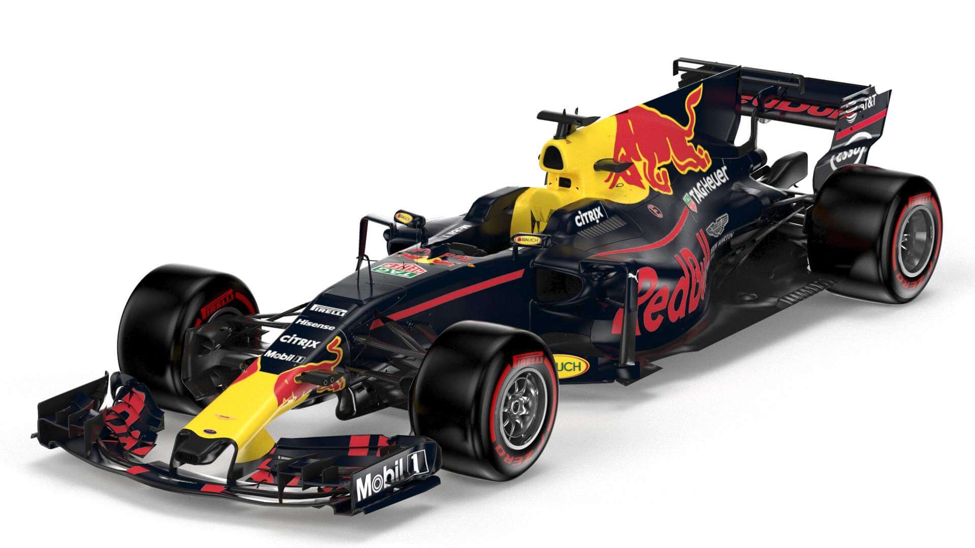 Red Bull 2017 F1 Race Car - 3D Model by Cactus3D