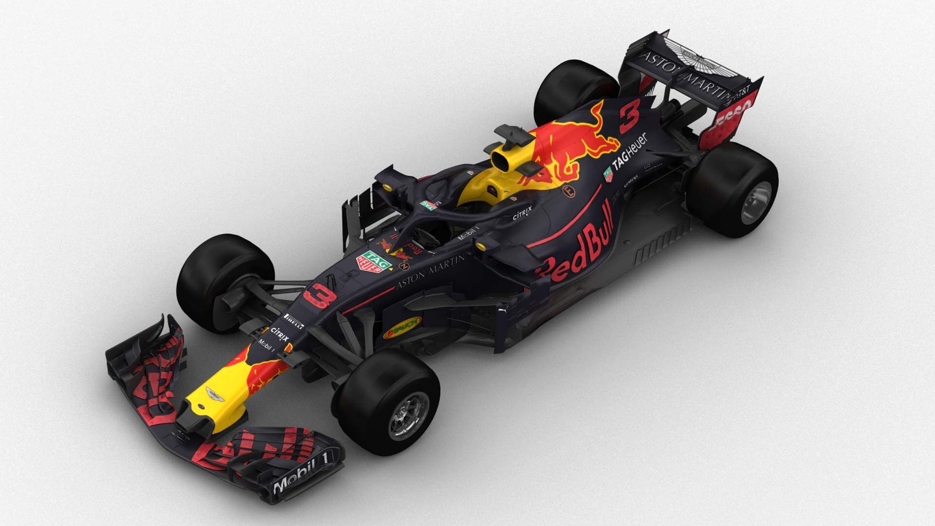 Red Bull Racing RB14 - 3D Model by Cactus3D