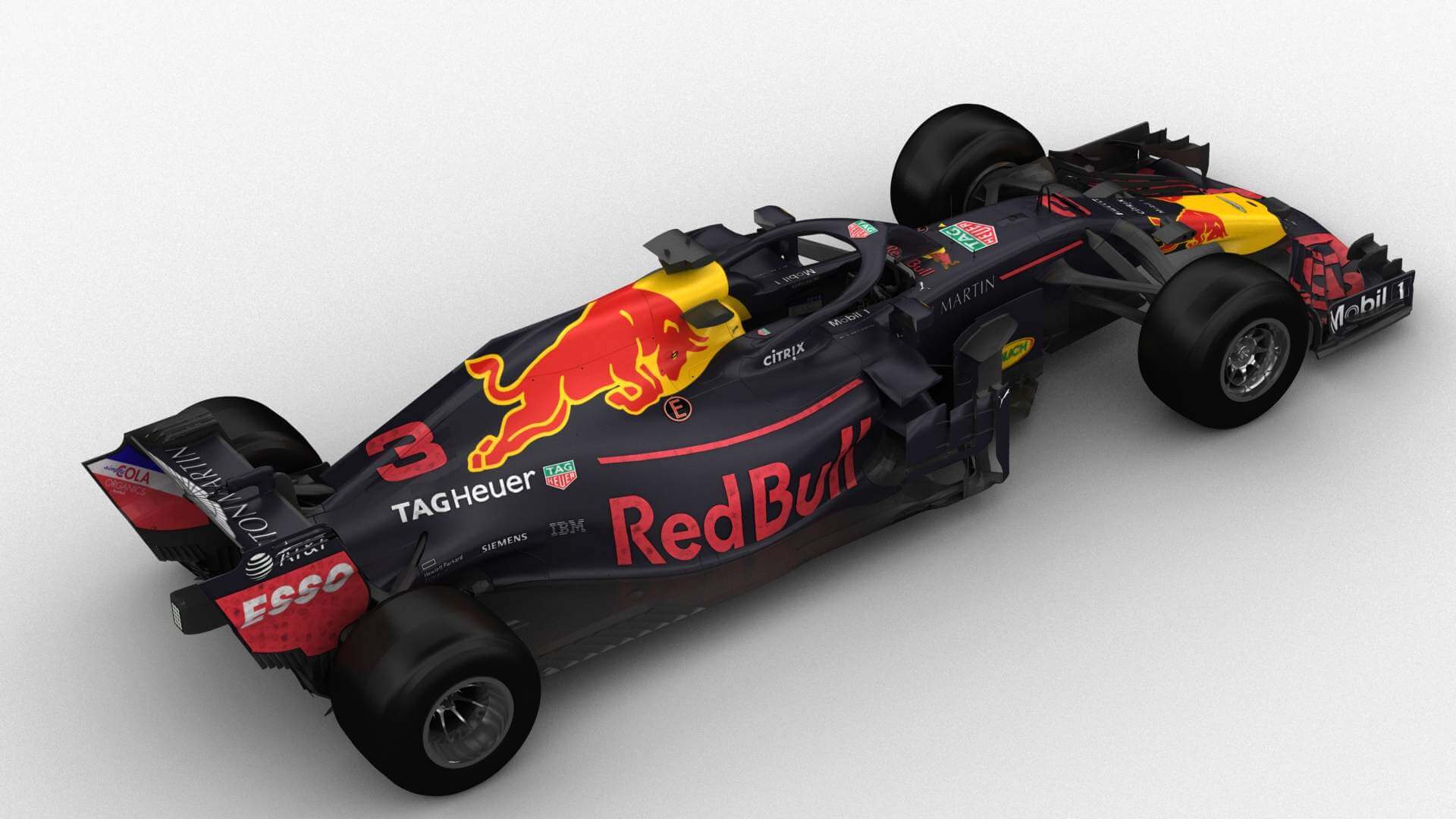 Red Bull Racing RB14 - 3D Model by Cactus3D