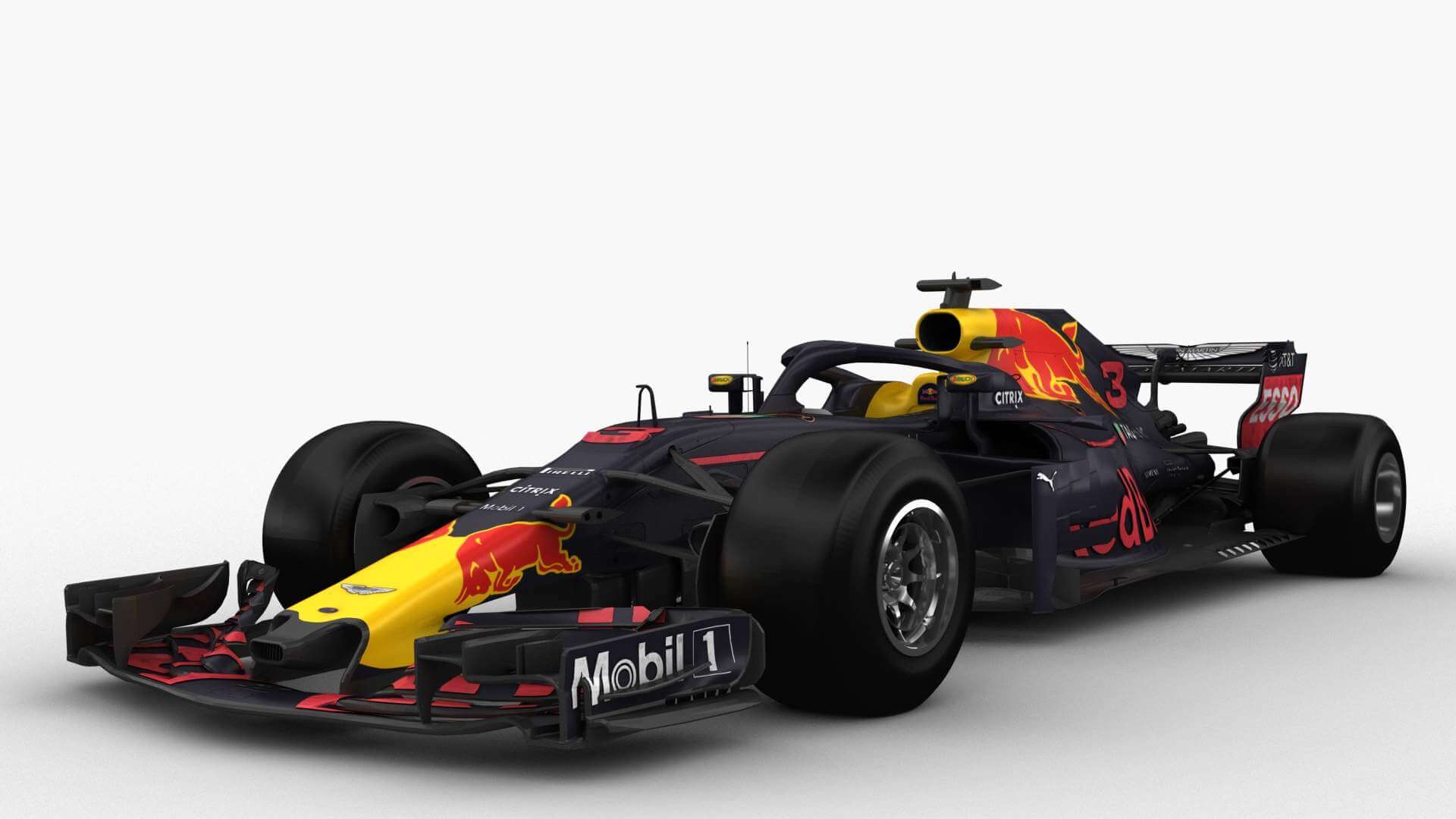 Red Bull Racing RB14 - 3D Model by Cactus3D