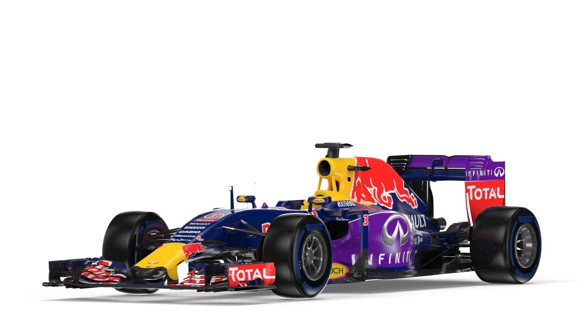 Red Bull RB11 F1 Race Car - 3D Model by Cactus3D