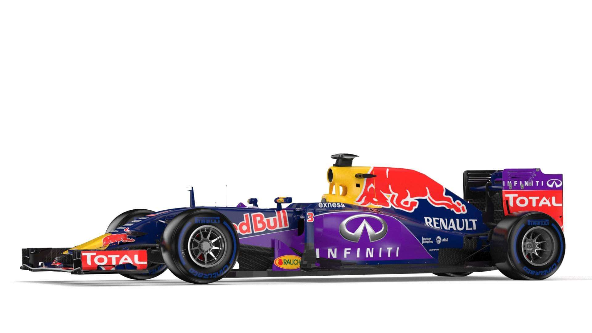 Red Bull RB11 F1 Race Car - 3D Model by Cactus3D