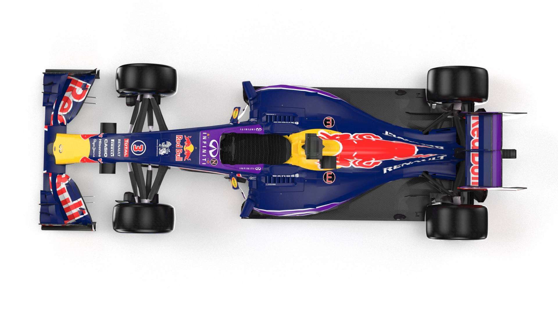 Red Bull RB11 F1 Race Car - 3D Model by Cactus3D
