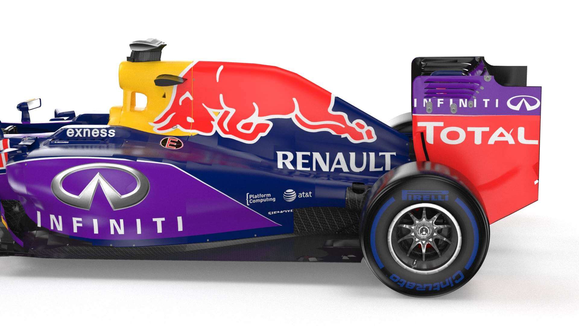Red Bull RB11 F1 Race Car - 3D Model by Cactus3D