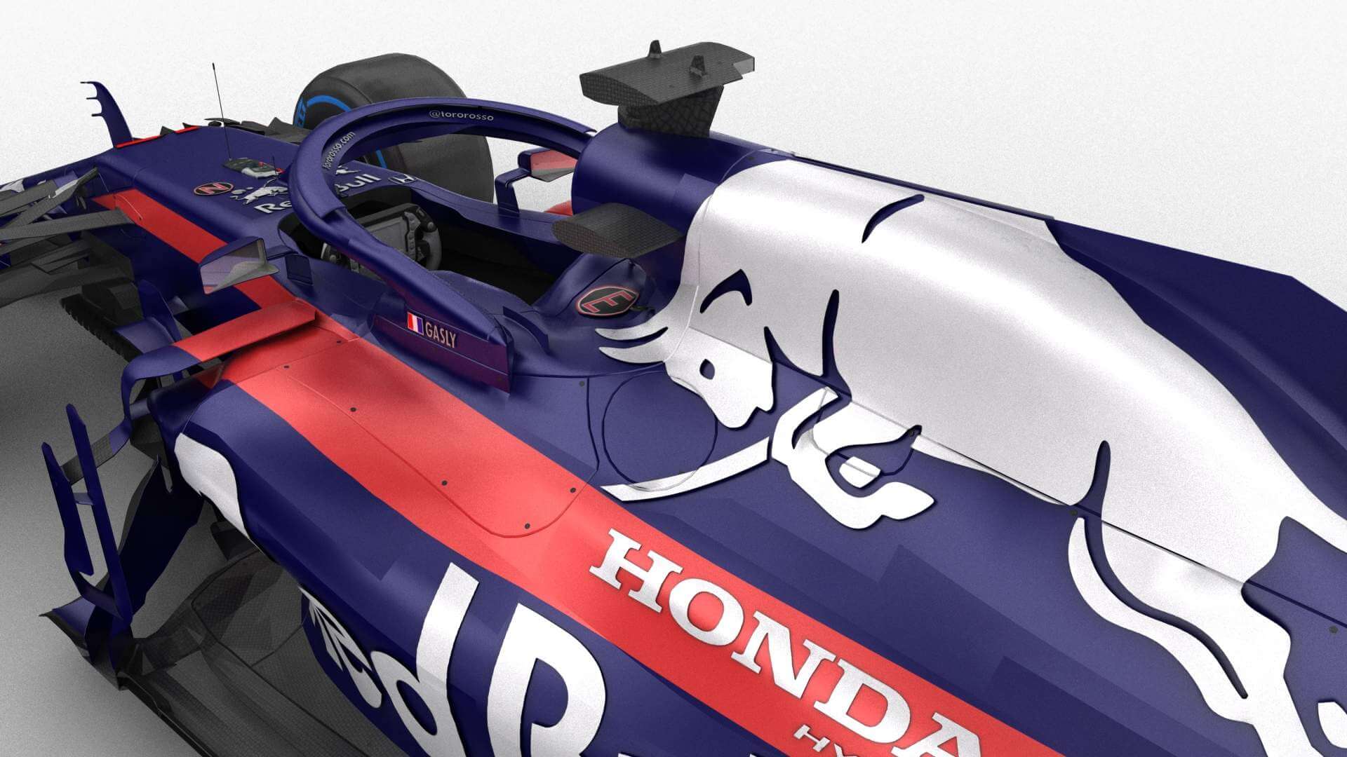 Scuderia Toro Rosso STR13 2018 - 3D Model by Cactus3D