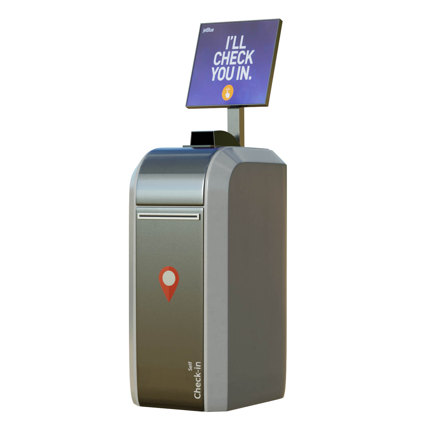 Self-Checkin Kiosk 3D Model by Cactus3D