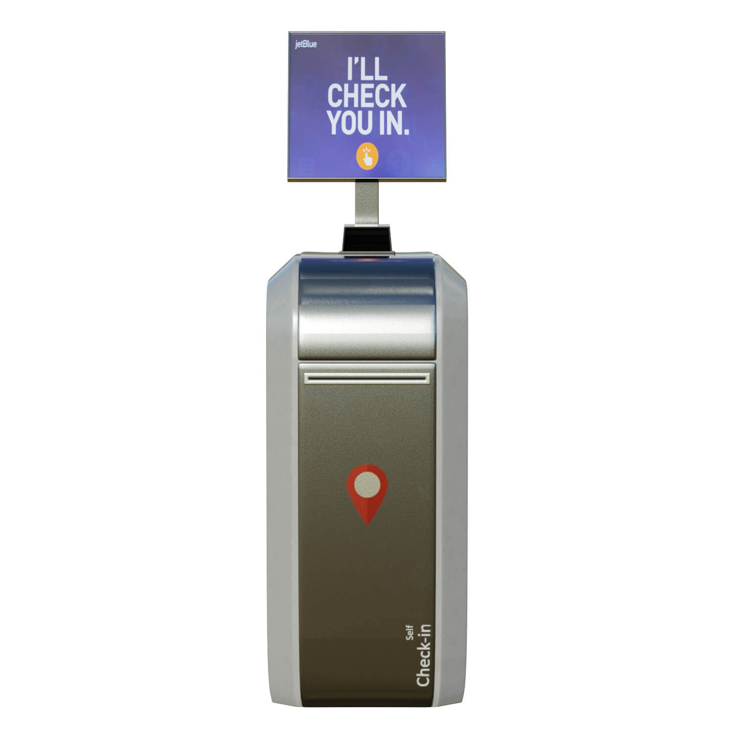 Self-Checkin Kiosk 3D Model by Cactus3D