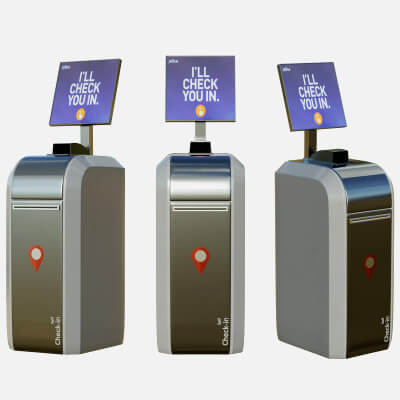 Self-Checkin Kiosk 3D Model by Cactus3D