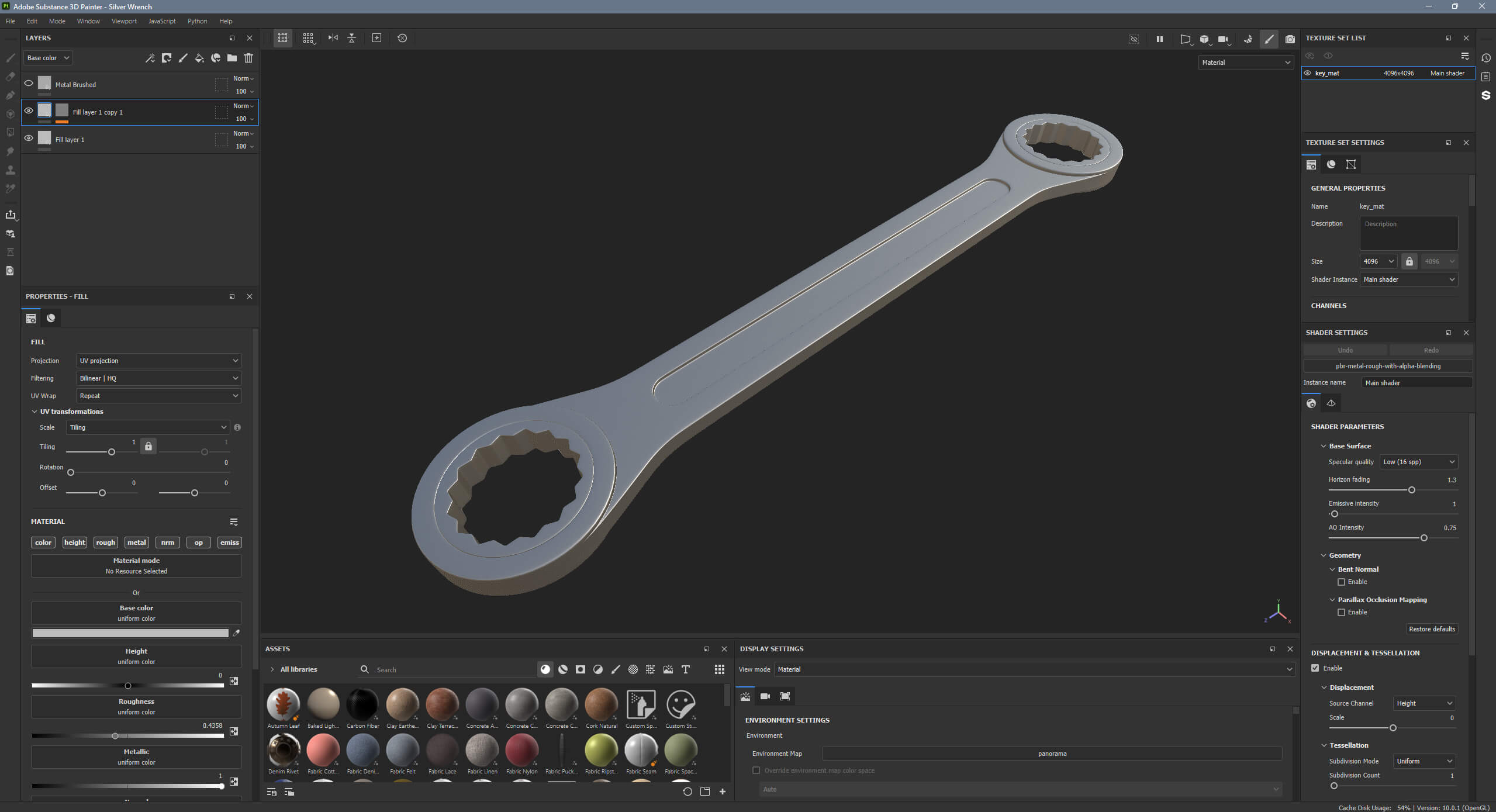 Silver Wrench - 3D Model by Cactus3D
