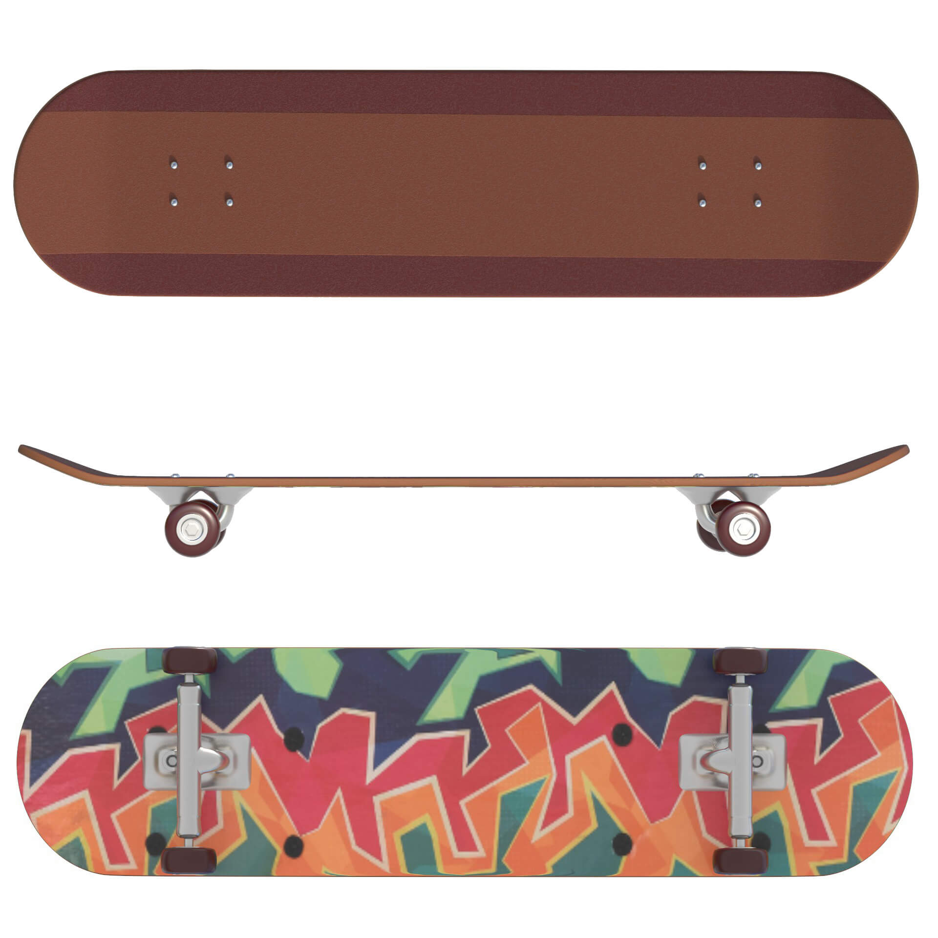 Skateboard Collection - 3D Model by Cactus3D