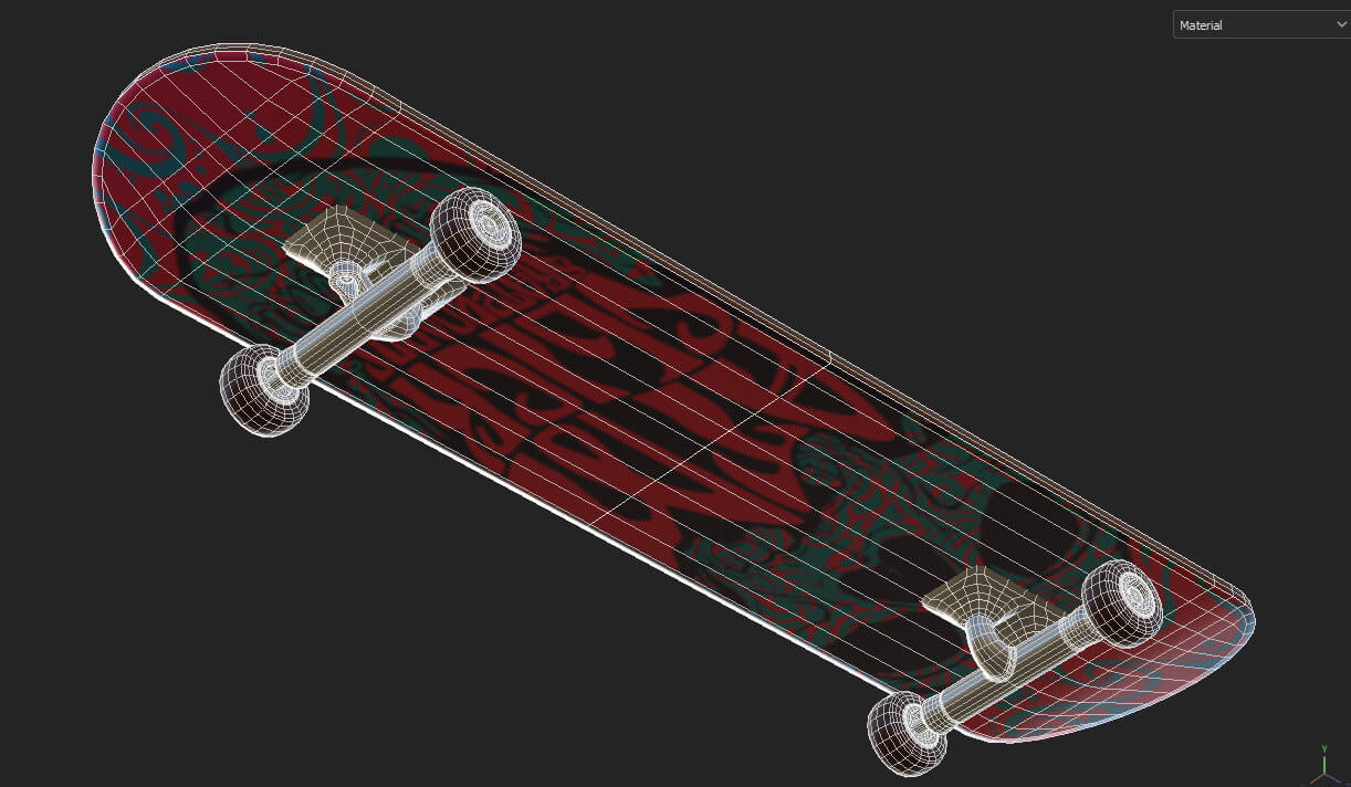 Skateboard Collection - 3D Model by Cactus3D