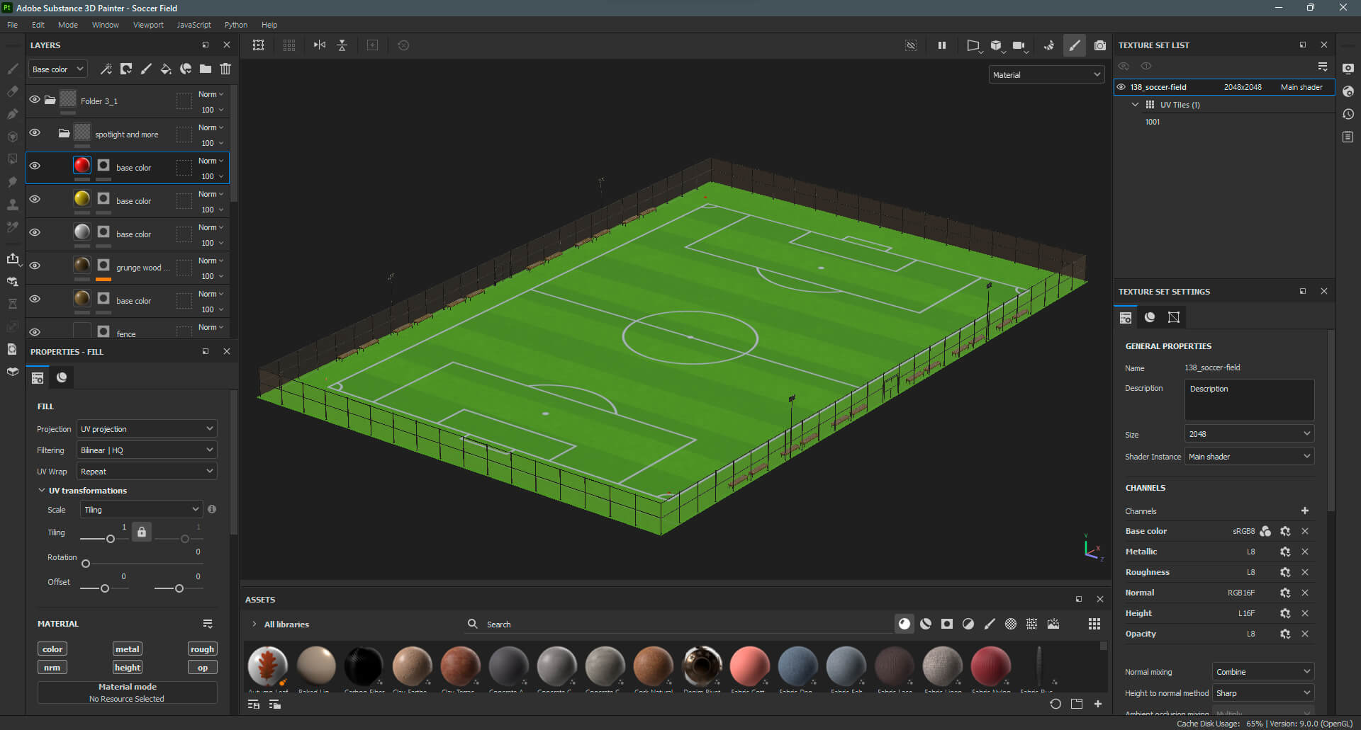 Soccer Field - 3D Model by Cactus3D