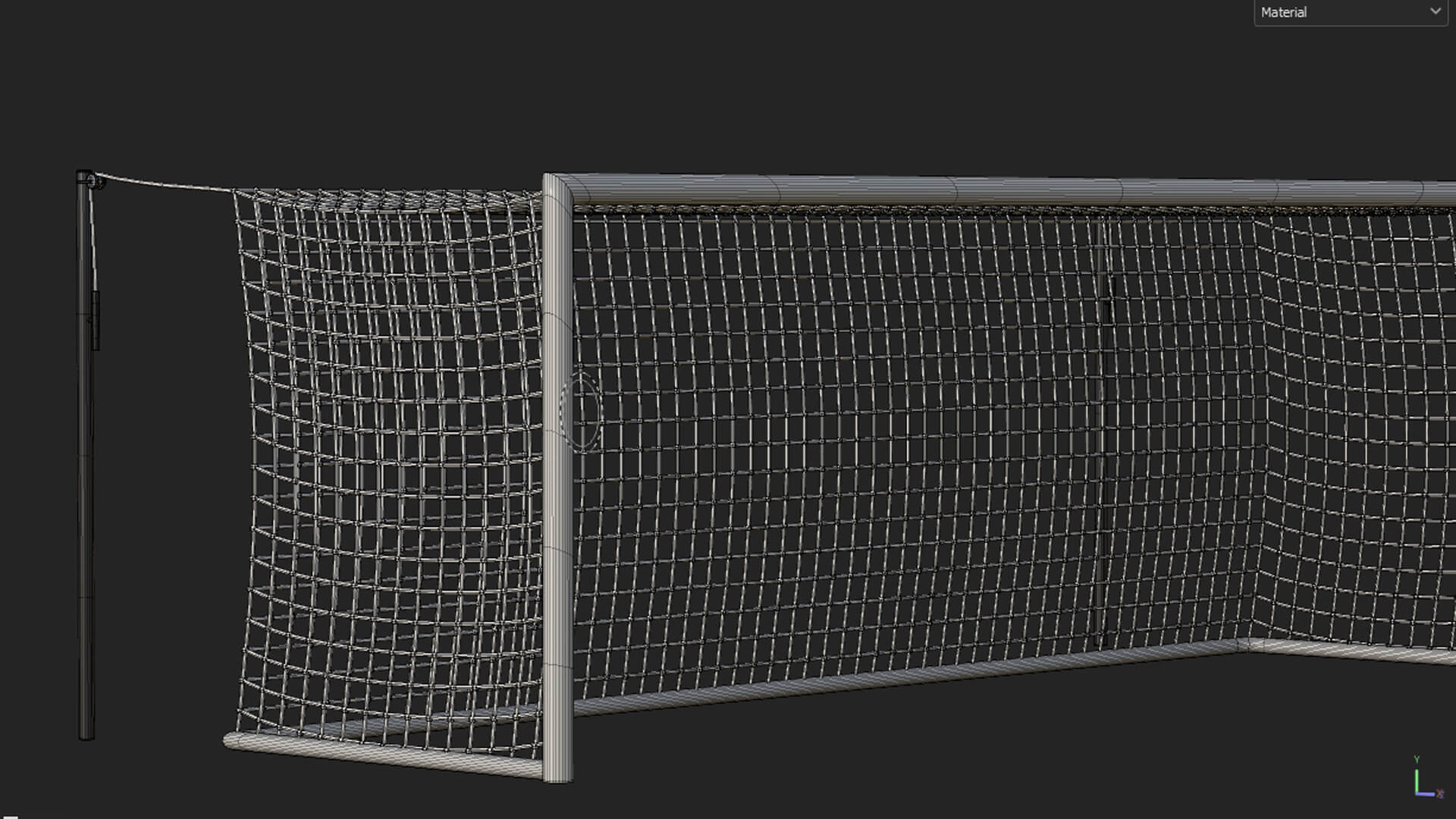 Soccer Goal 01 - 3D Model by Cactus3D