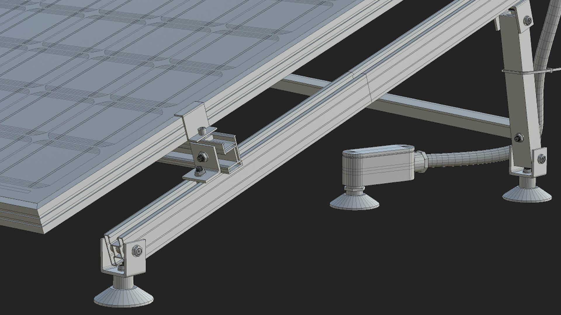 Electric Solar Panel - 3D Model by Cactus3D