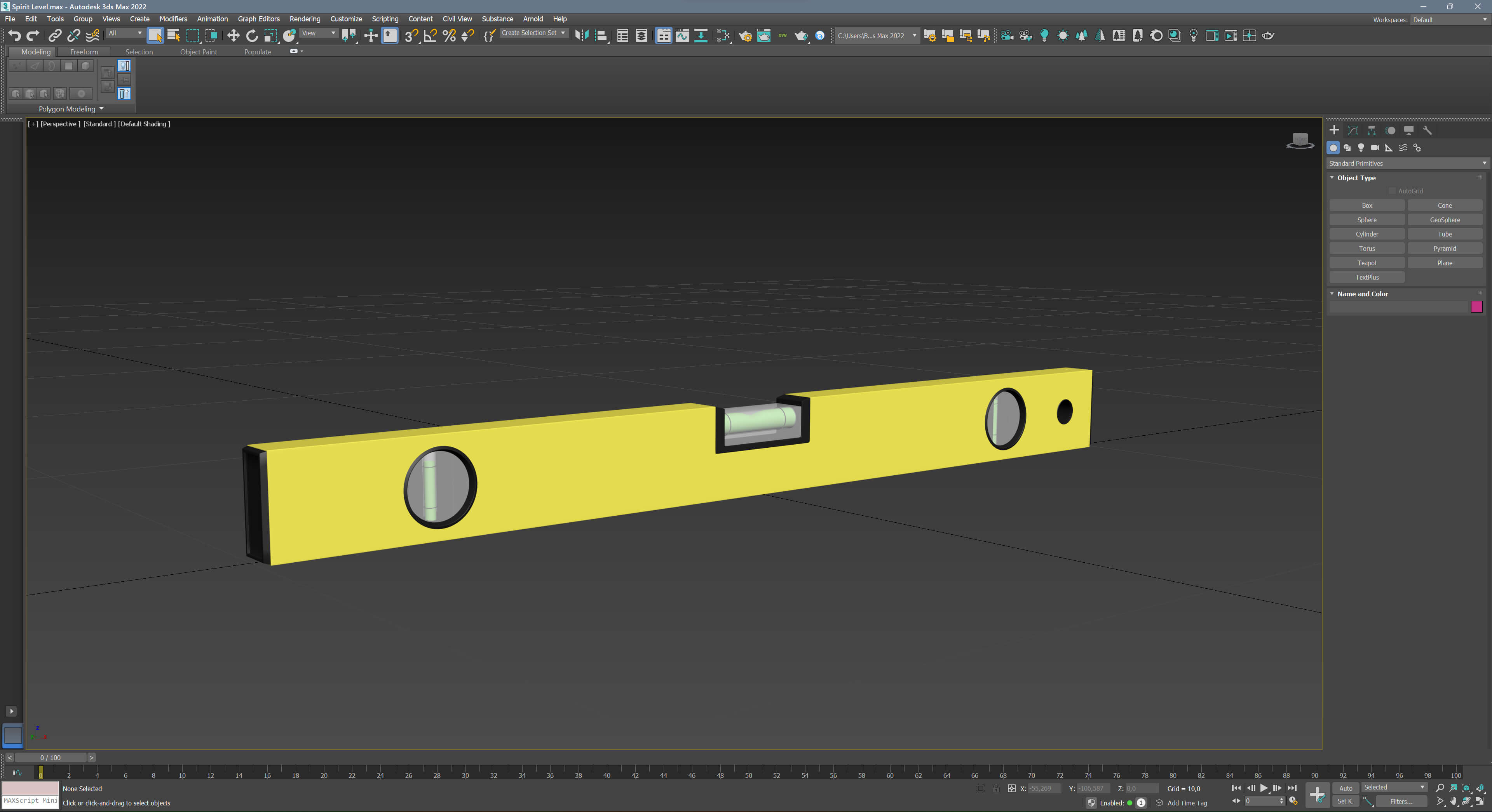Spirit Level - 3D Model by Cactus3D
