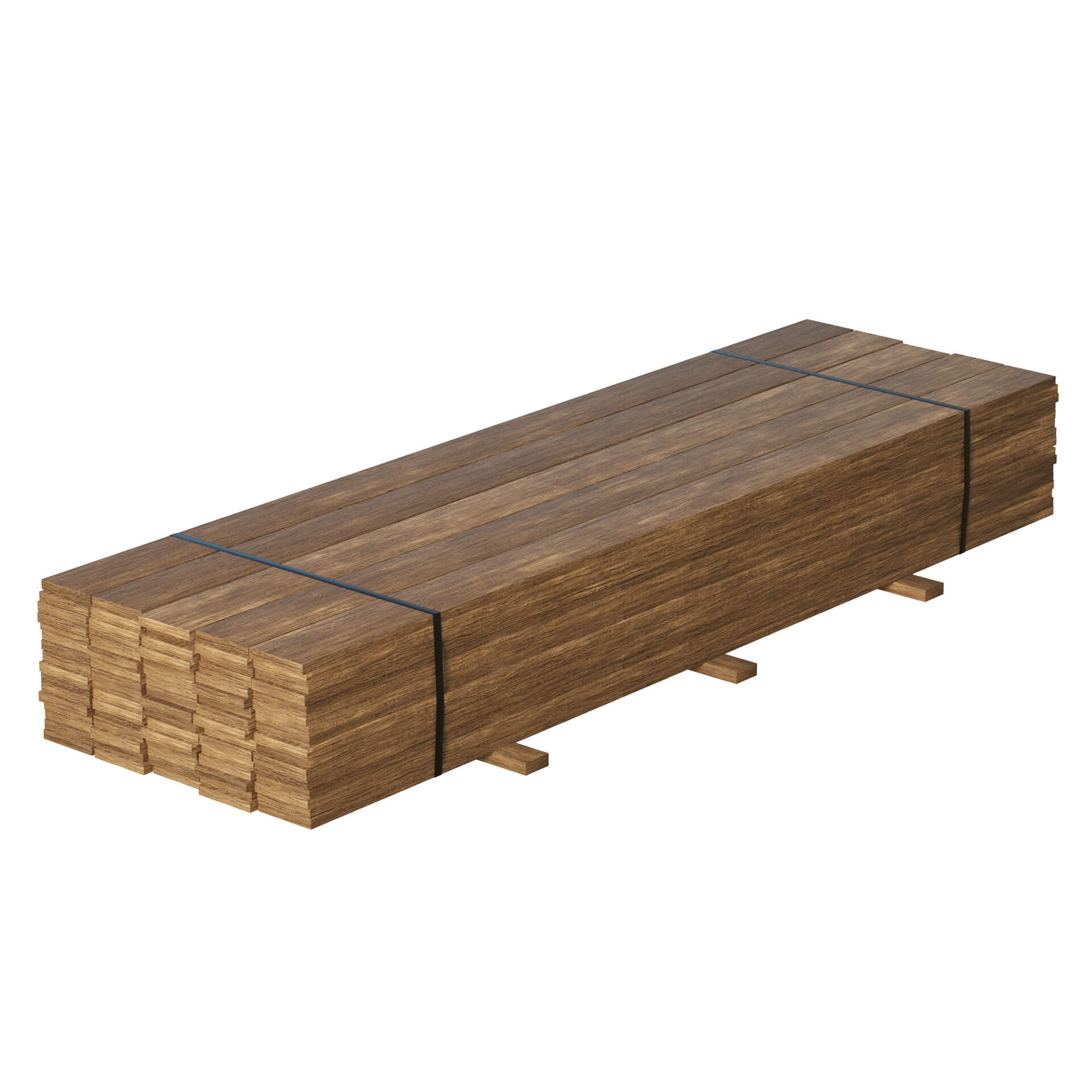 Stack of Wooden Planks - 3D Model by Cactus3D