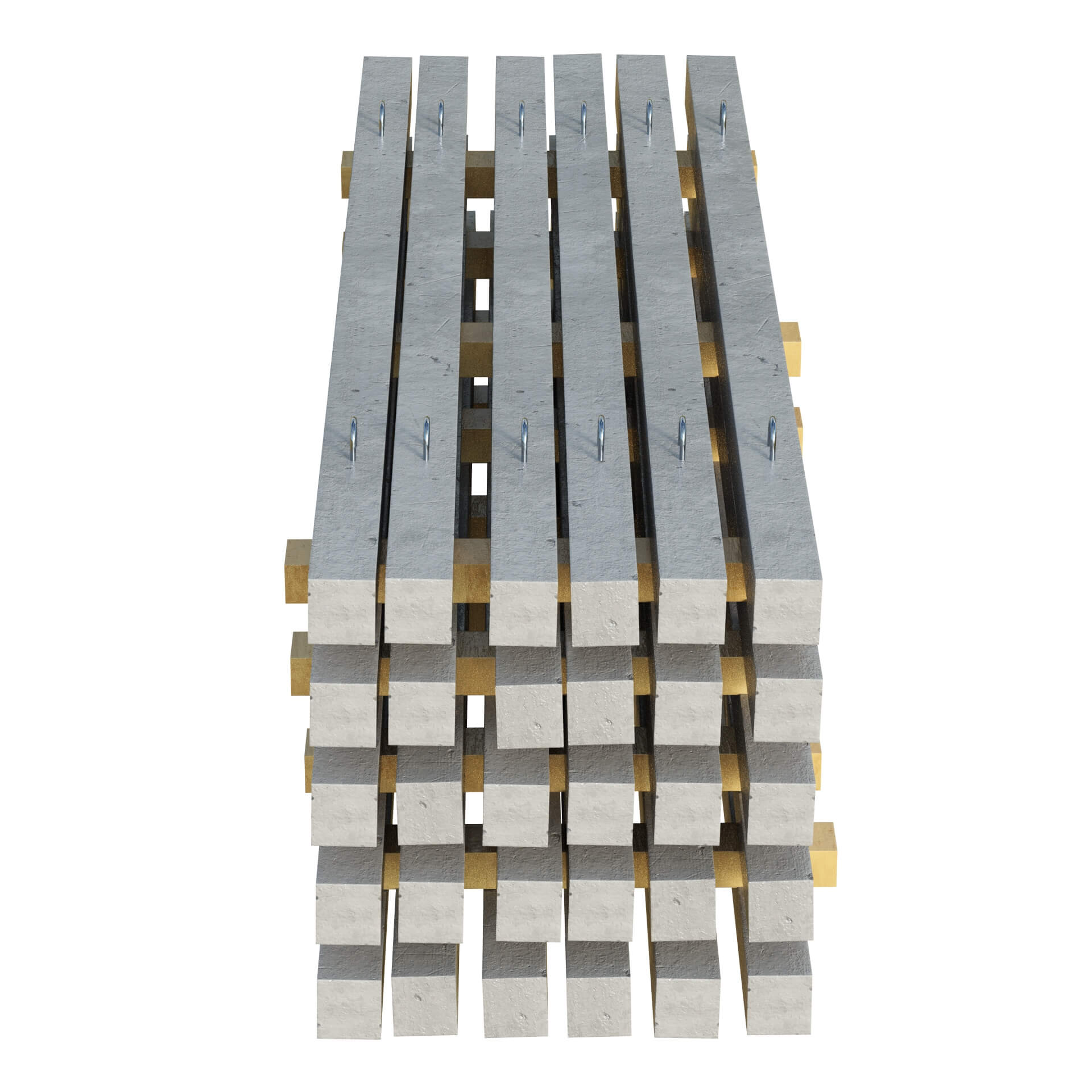 Stacked Concrete Slabs - 3D Model by Cactus3D
