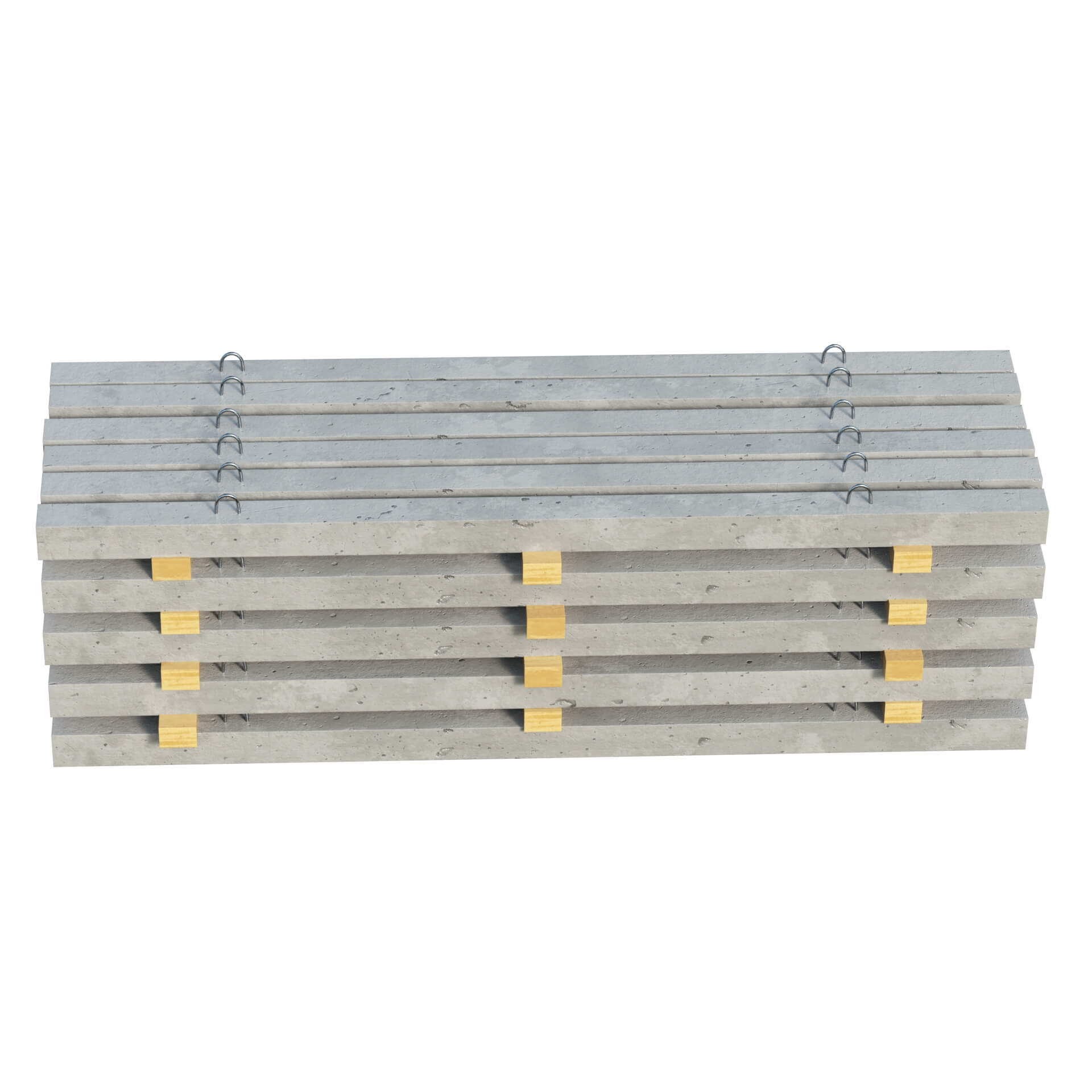 Stacked Concrete Slabs - 3D Model by Cactus3D