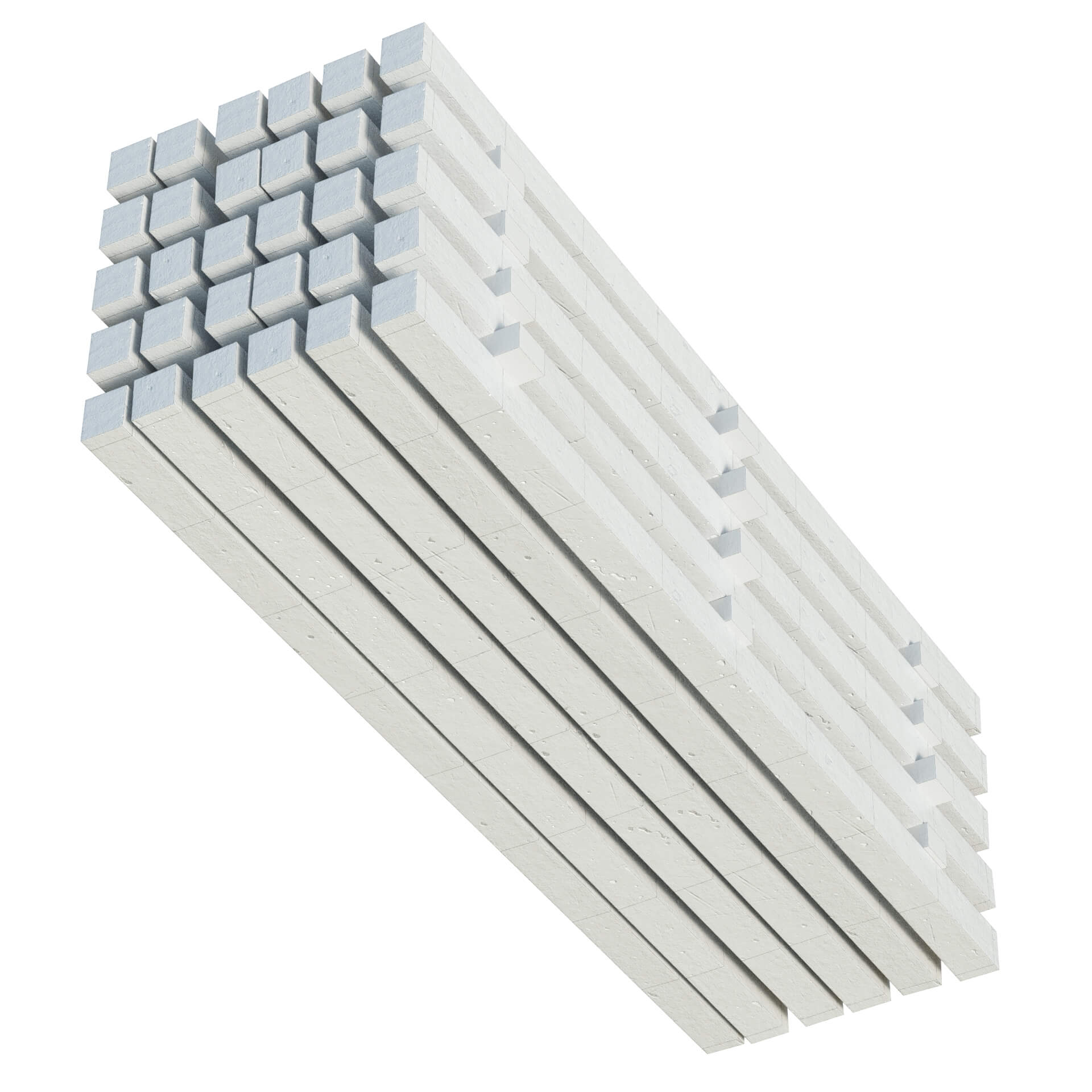Stacked Concrete Slabs - 3D Model by Cactus3D