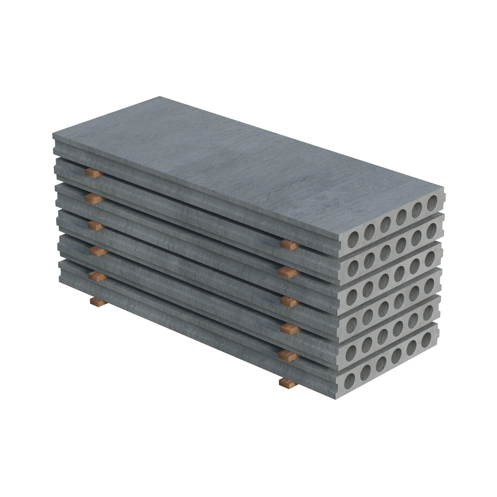 Stacked Concrete Slabs - 3D Model by Cactus3D