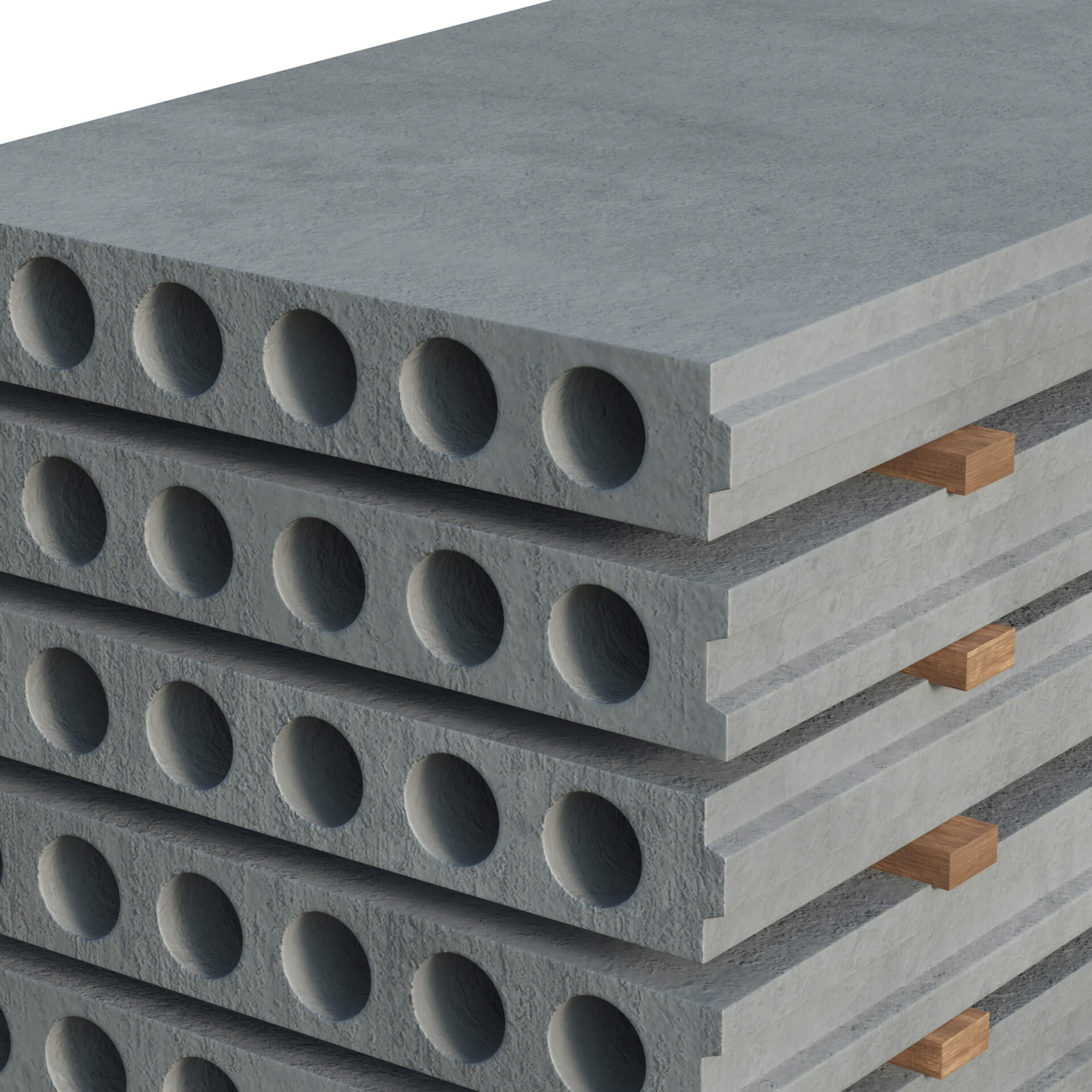 Stacked Concrete Slabs - 3D Model by Cactus3D