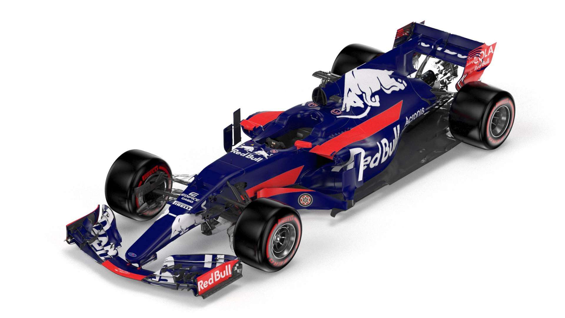 Toro Rosso 2017 F1 Race Car - 3D Model by Cactus3D