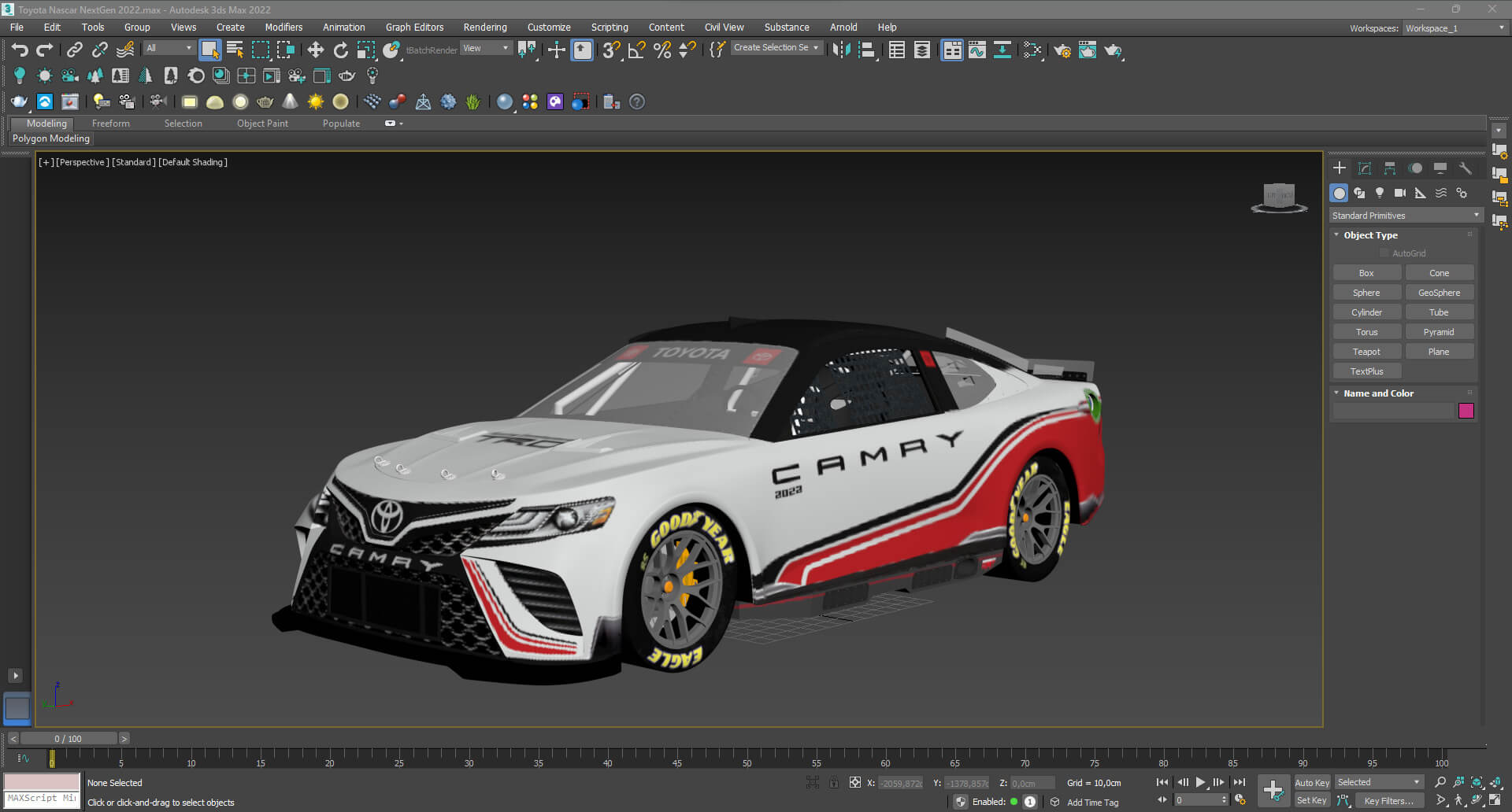 Toyota Camry Nascar Nextgen 2022 - 3D Model by Cactus3D