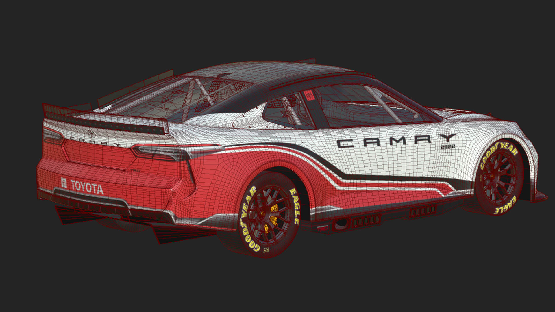 Toyota Camry Nascar Nextgen 2022 - 3D Model by Cactus3D