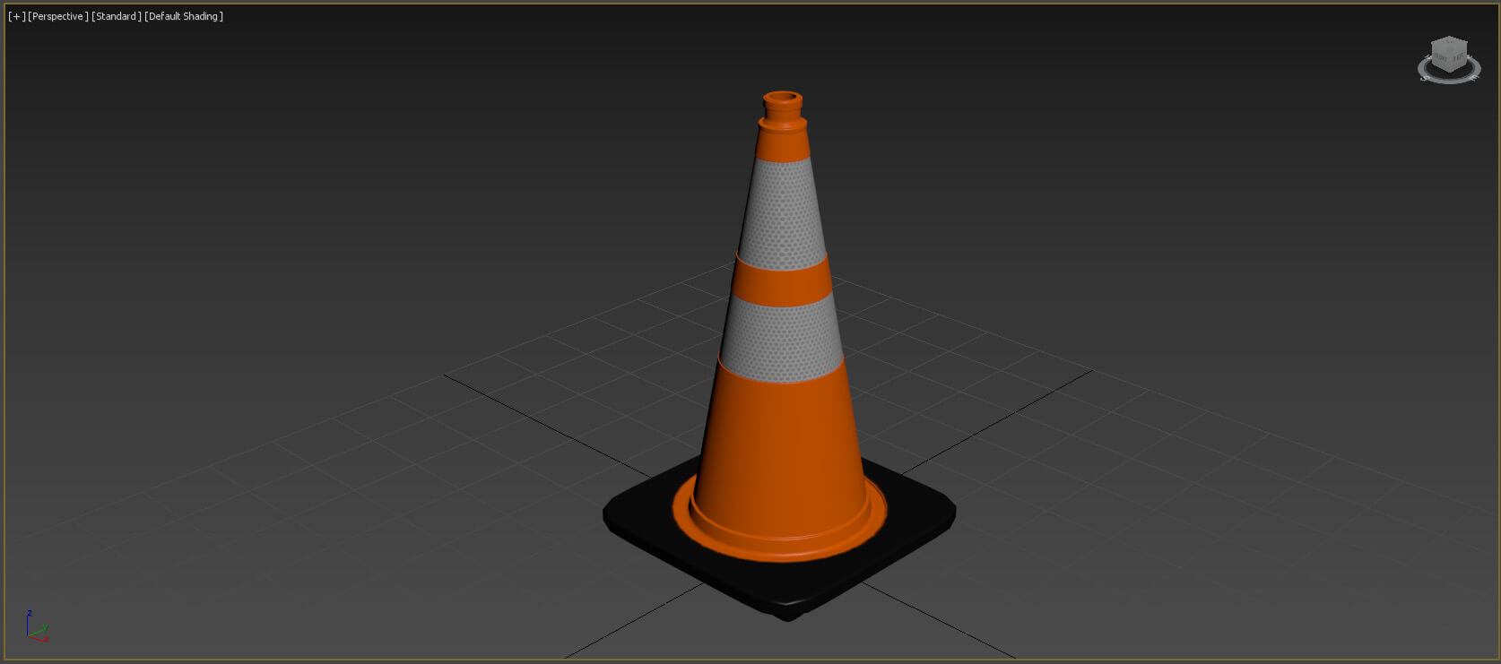 Traffic Cone - 3D Model by Cactus3D