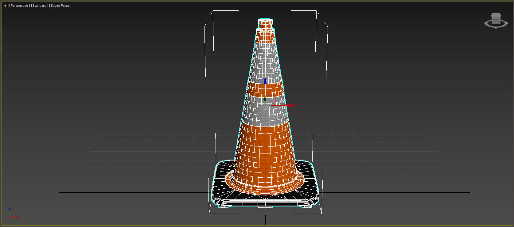 Traffic Cone - 3D Model by Cactus3D