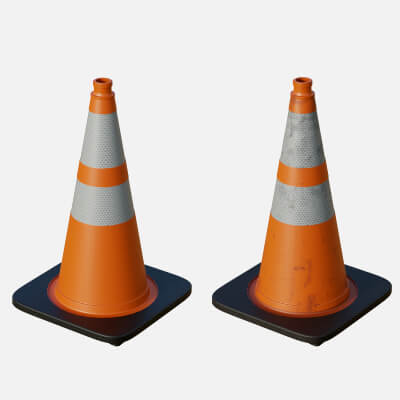 3D Models | Barriers | Traffic Cones | RenderHub