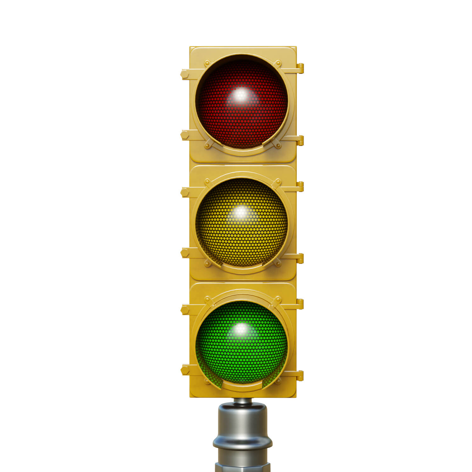 Traffic Light 05 - 3D Model by Cactus3D