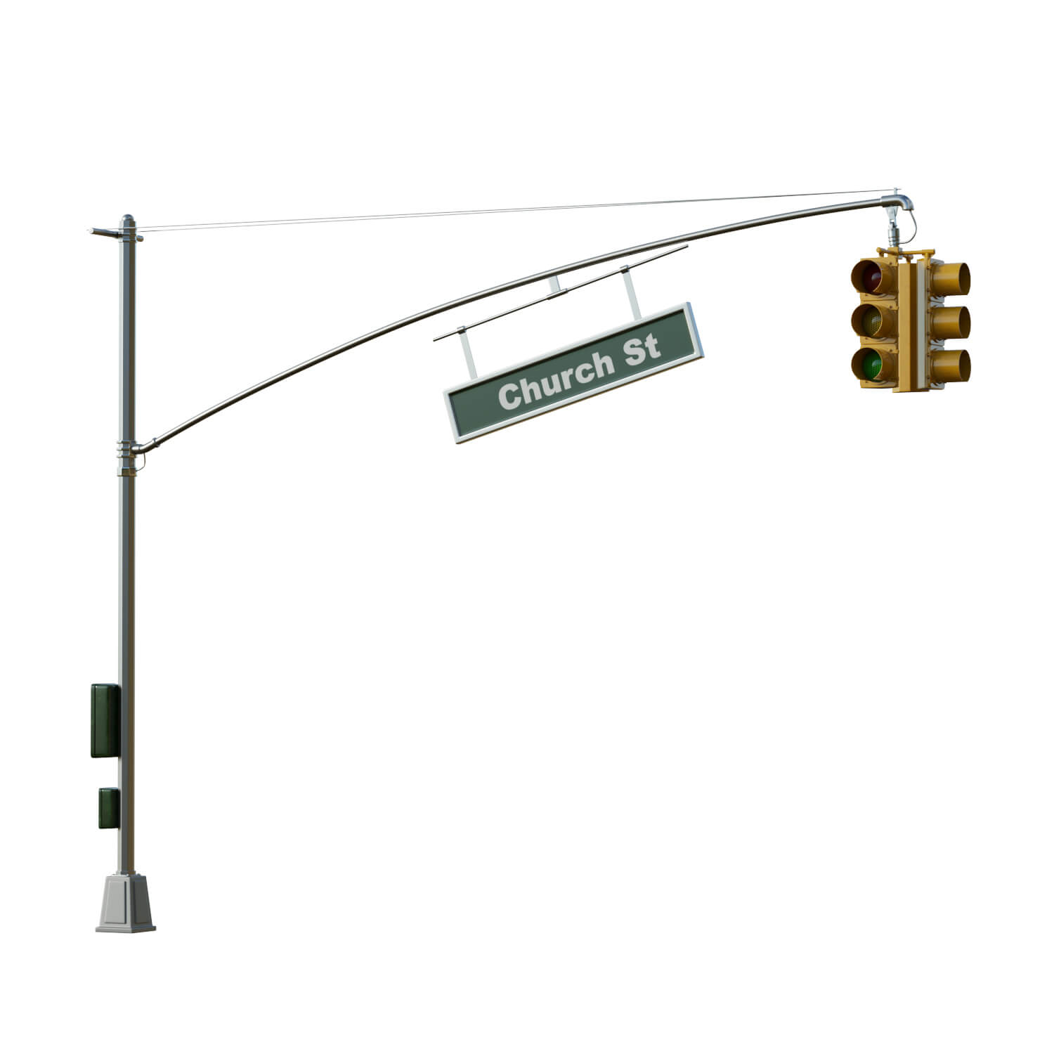 Traffic Lights and Signs Collection - 3D Model by Cactus3D