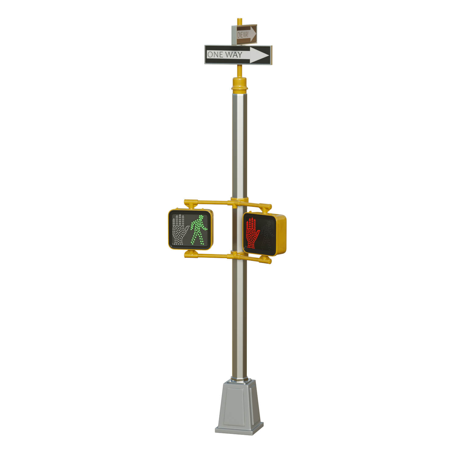 Traffic Sign 01 - 3D Model by Cactus3D