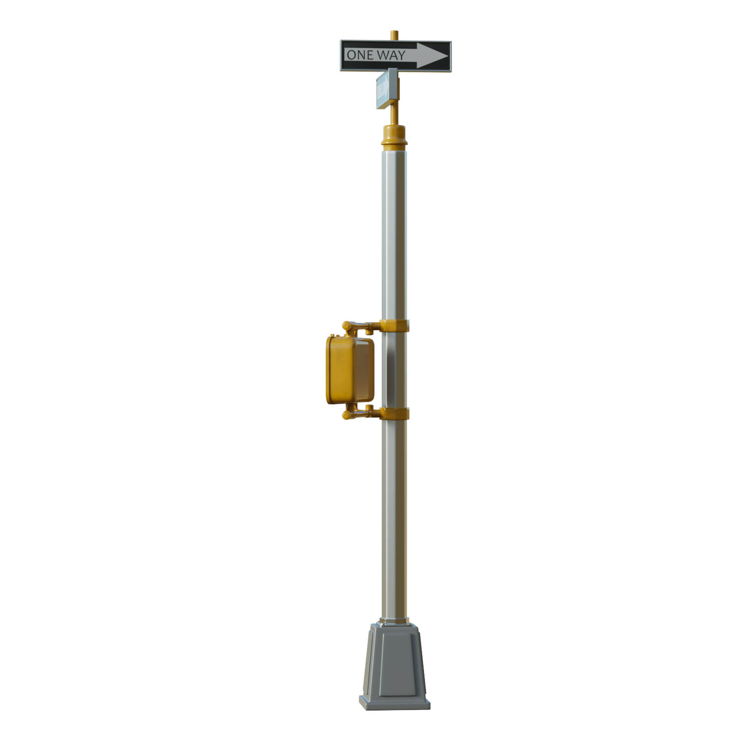 Traffic Sign 01 - 3D Model by Cactus3D