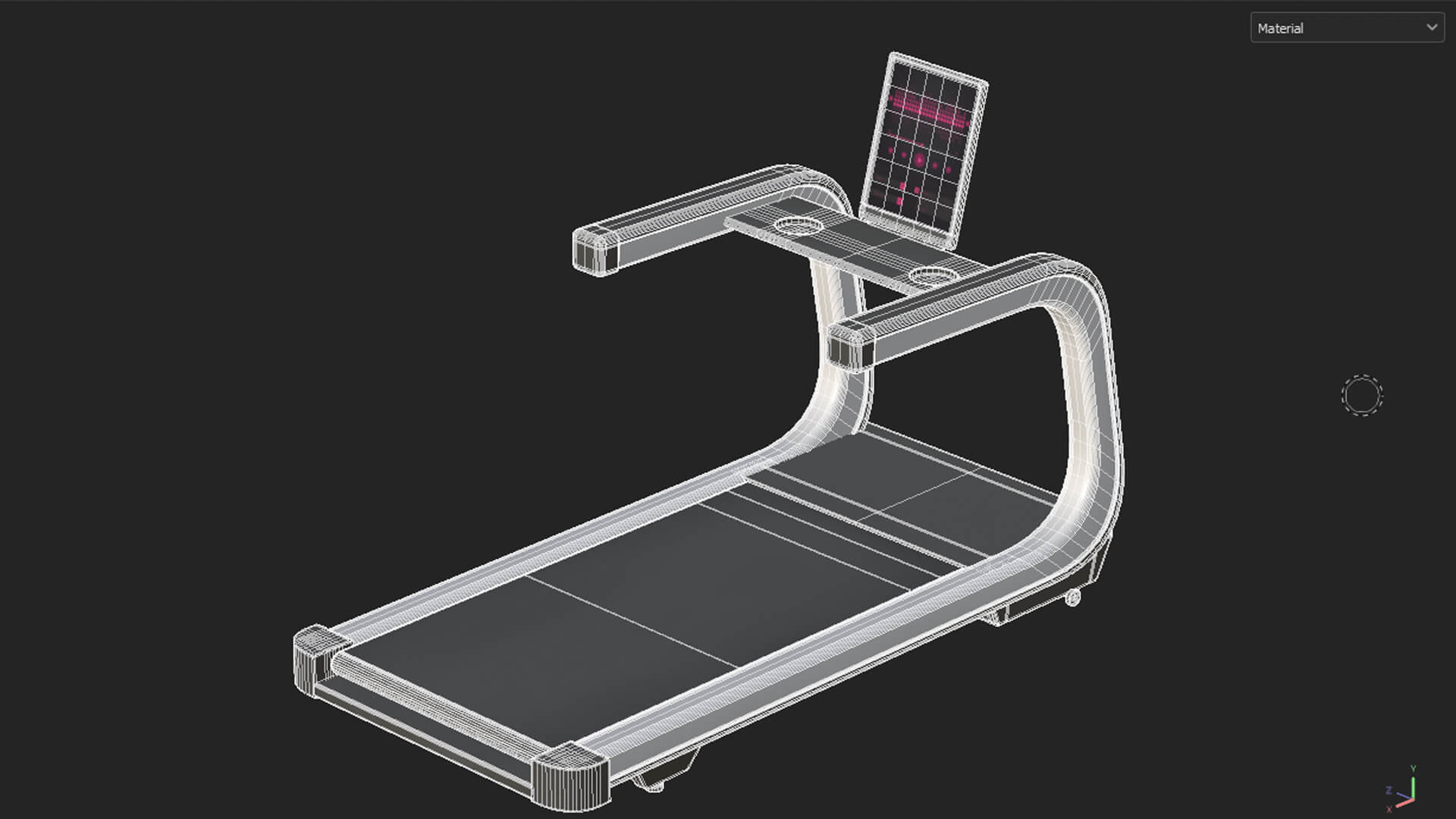 Treadmill 01 - 3D Model by Cactus3D
