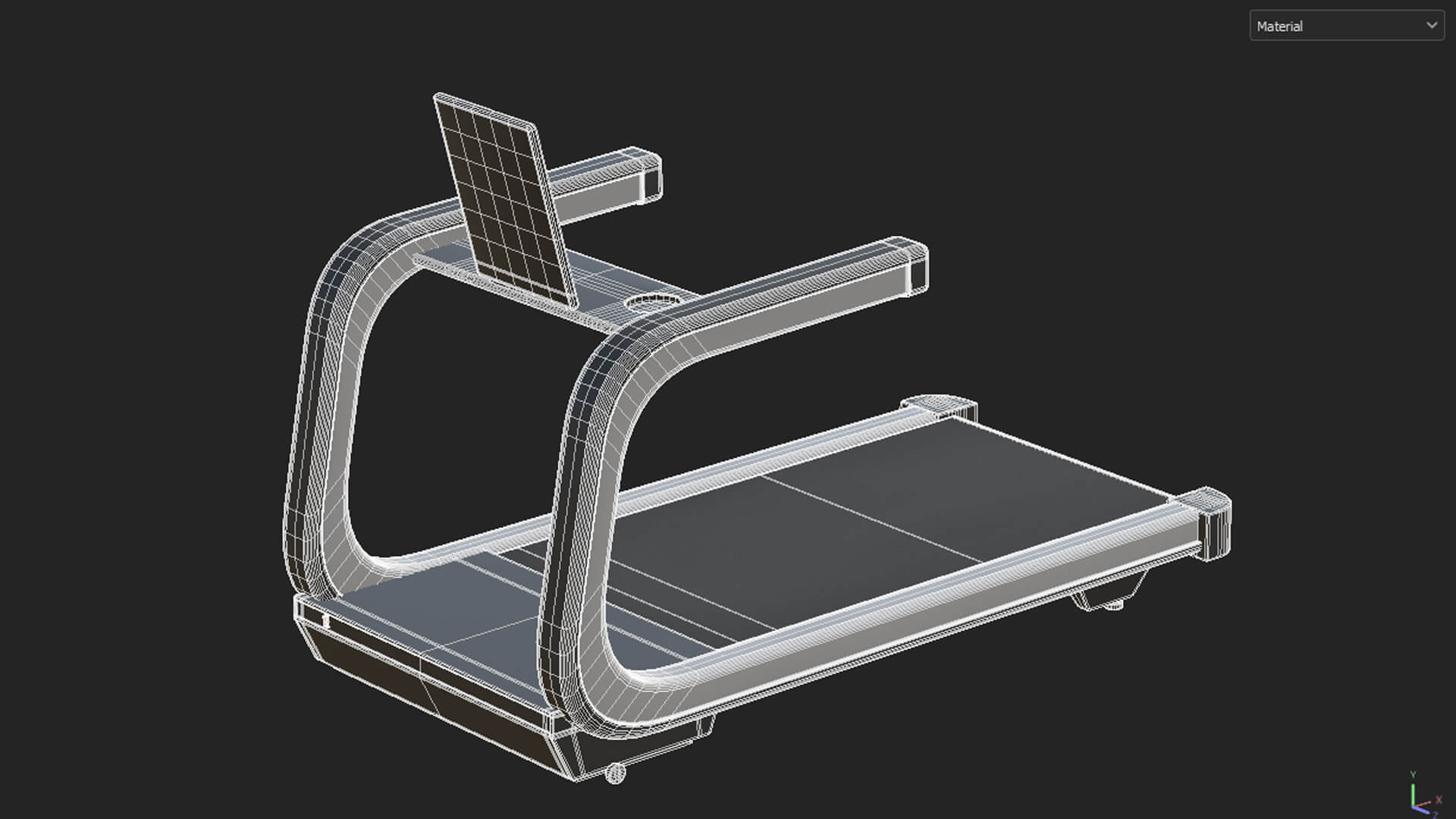 Treadmill 01 - 3D Model by Cactus3D