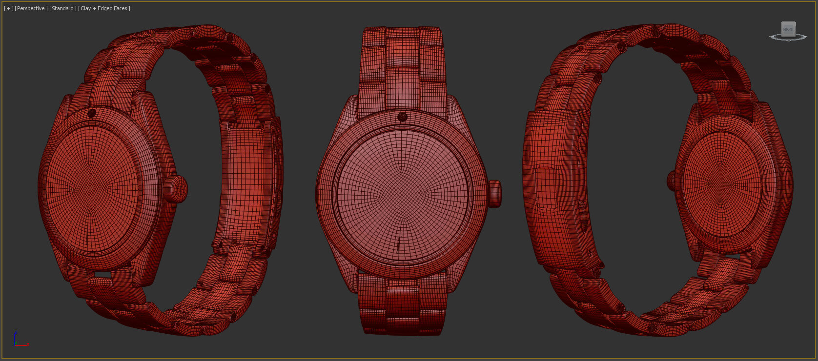 Tudor Black Bay Red Bezel - 3D Model by Cactus3D