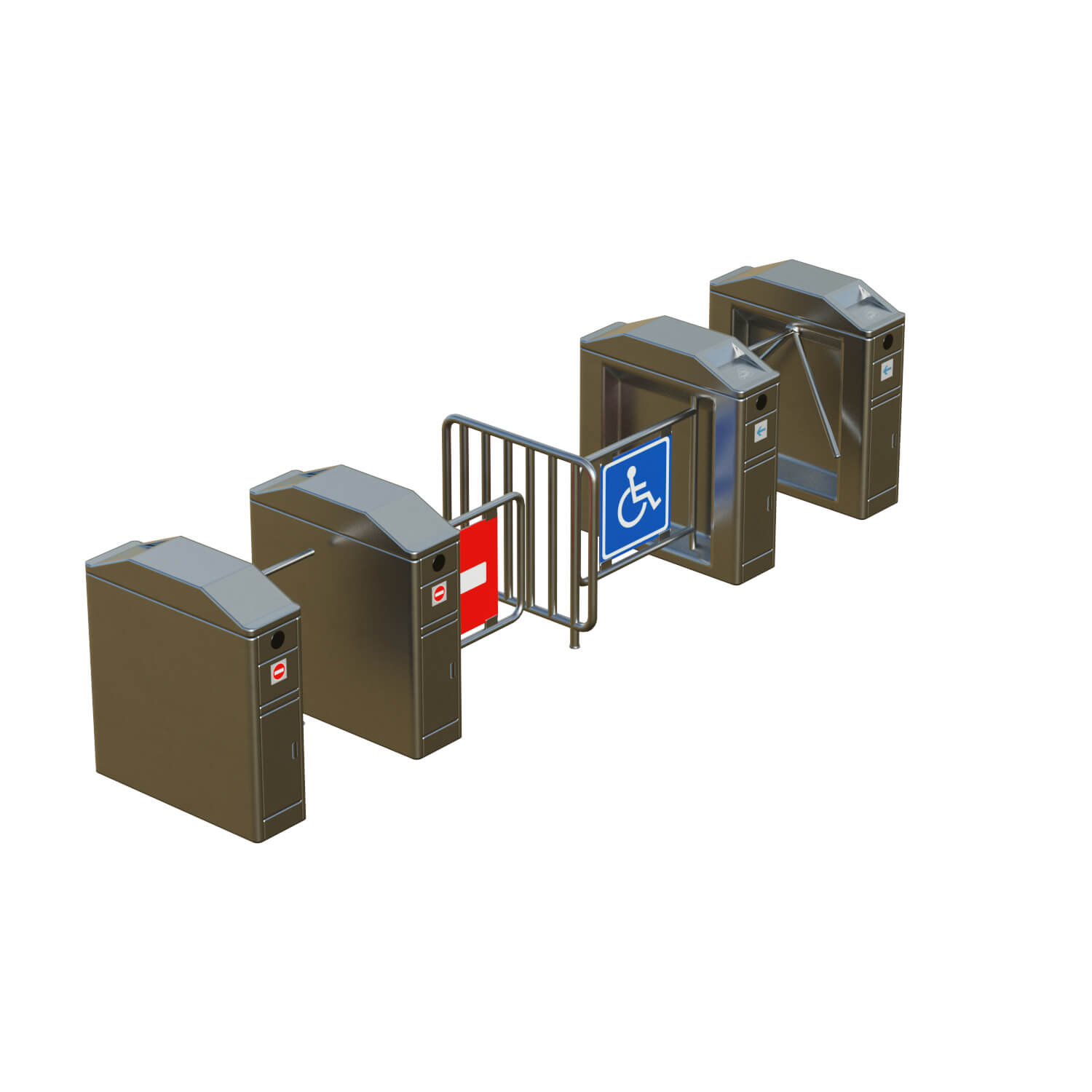 Turnstile Low Poly Model by Cactus3D