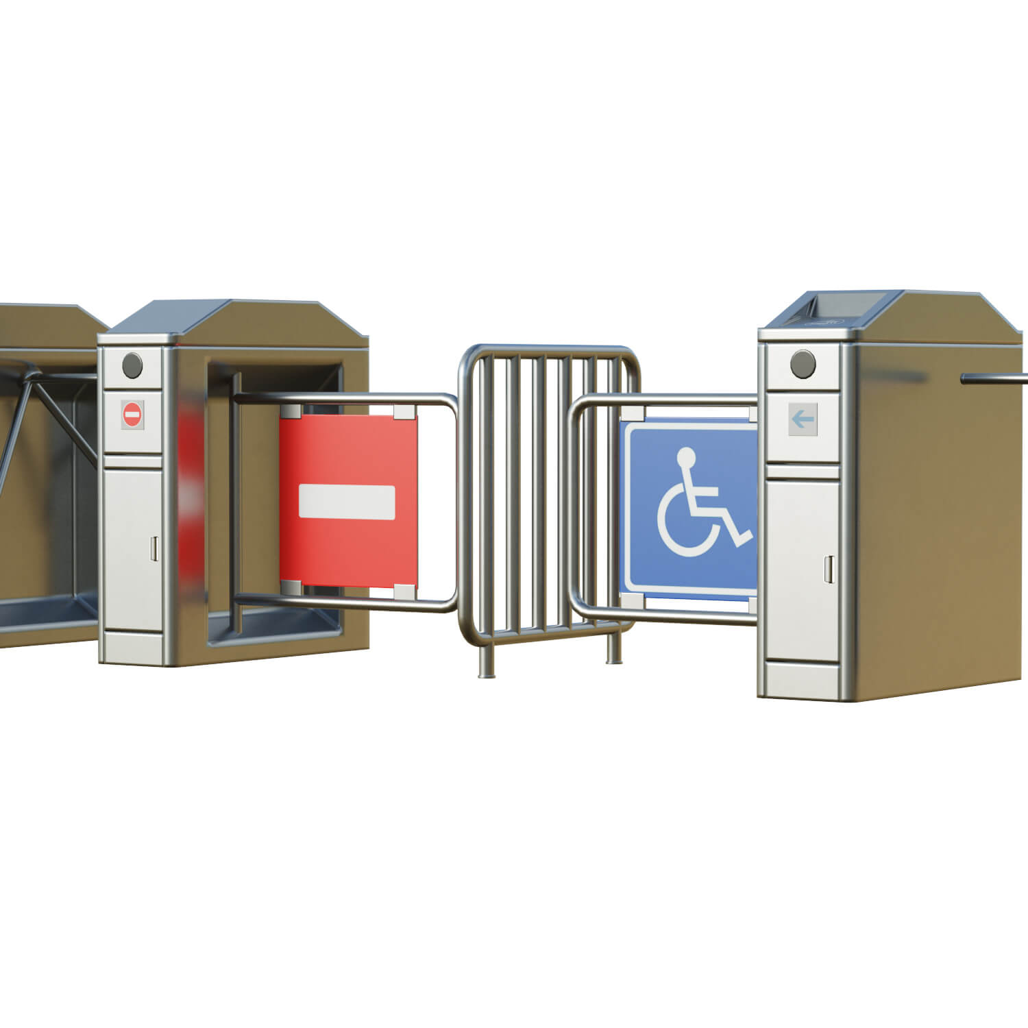 Turnstile Low Poly Model by Cactus3D