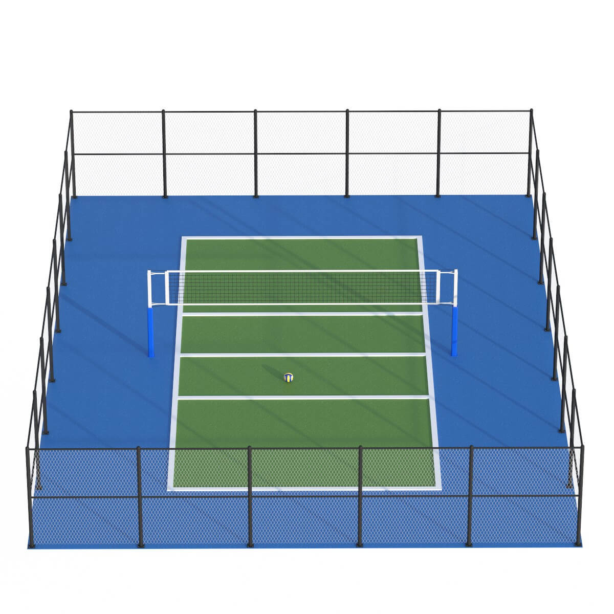 Volleyball Court - 3D Model by Cactus3D