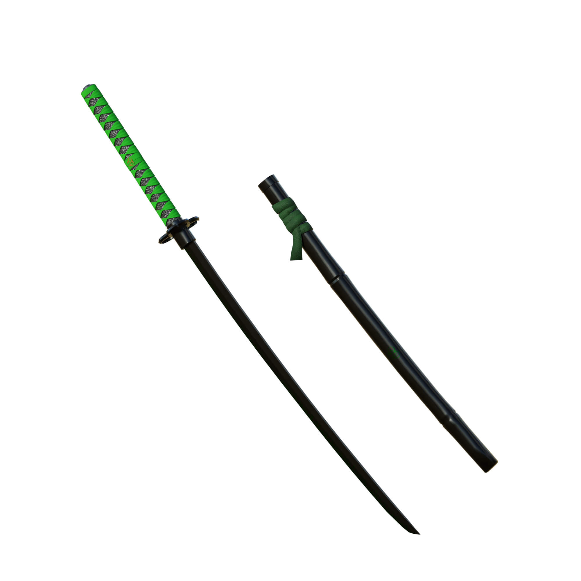 Zombie Slayer Katana - 3D Model by Cactus3D