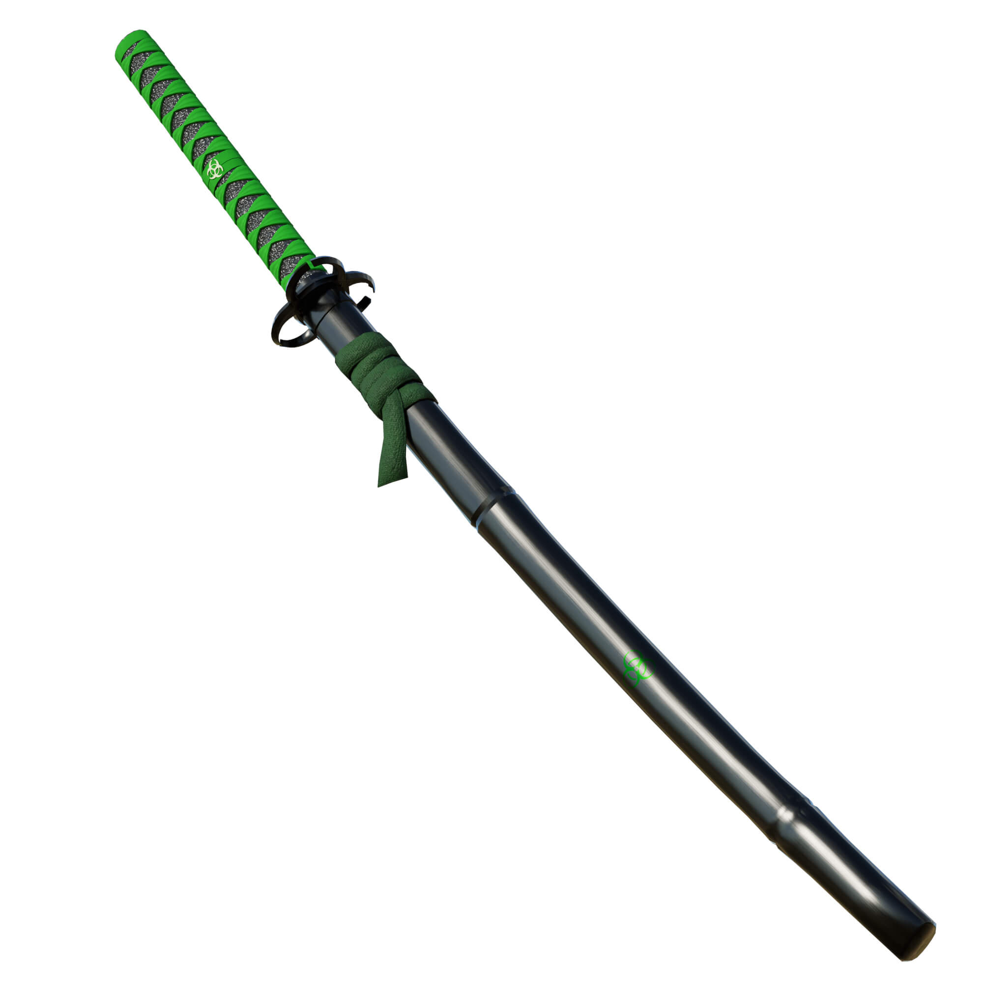 Zombie Slayer Katana - 3D Model by Cactus3D