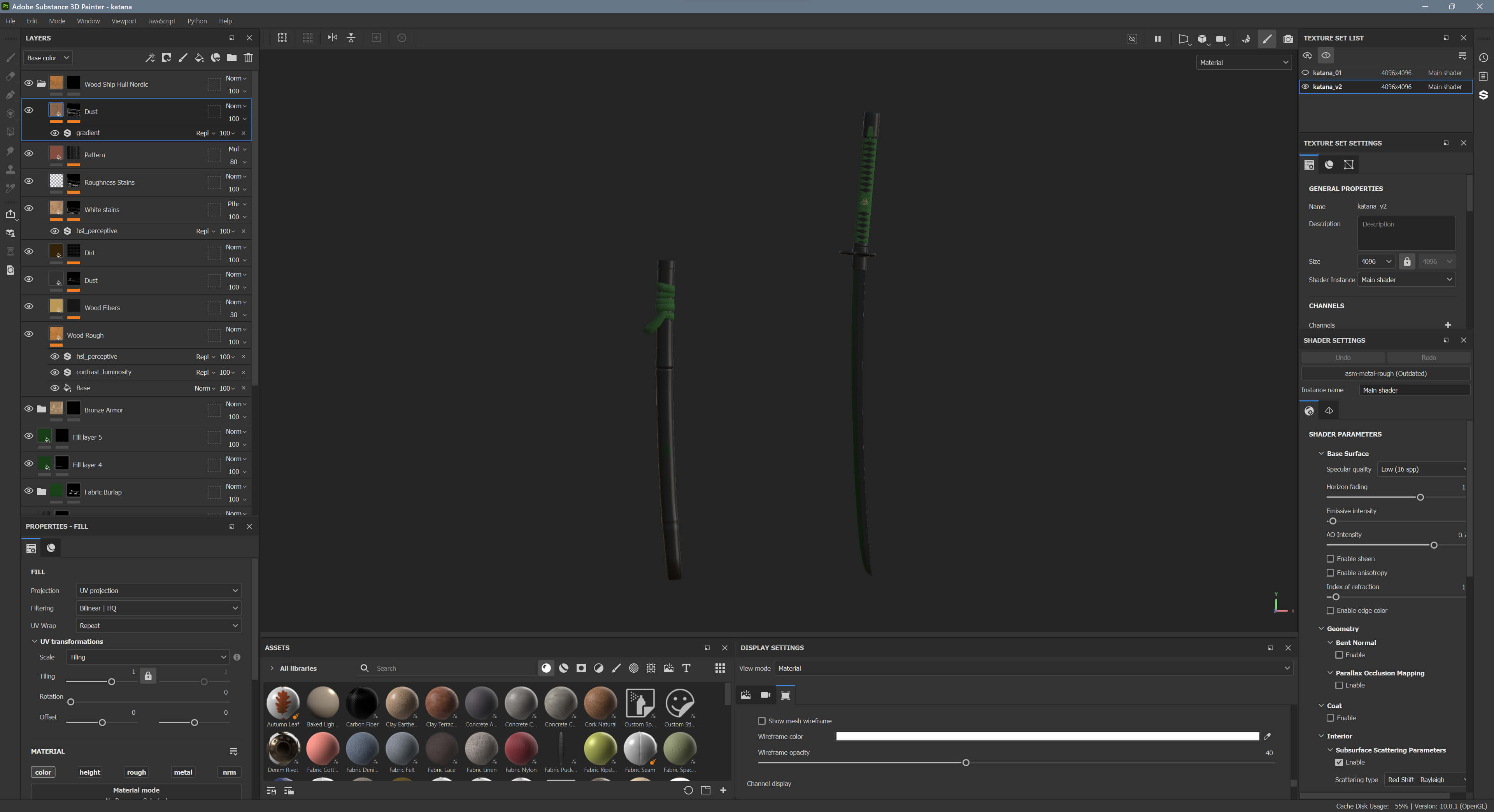 Zombie Slayer Katana - 3D Model by Cactus3D
