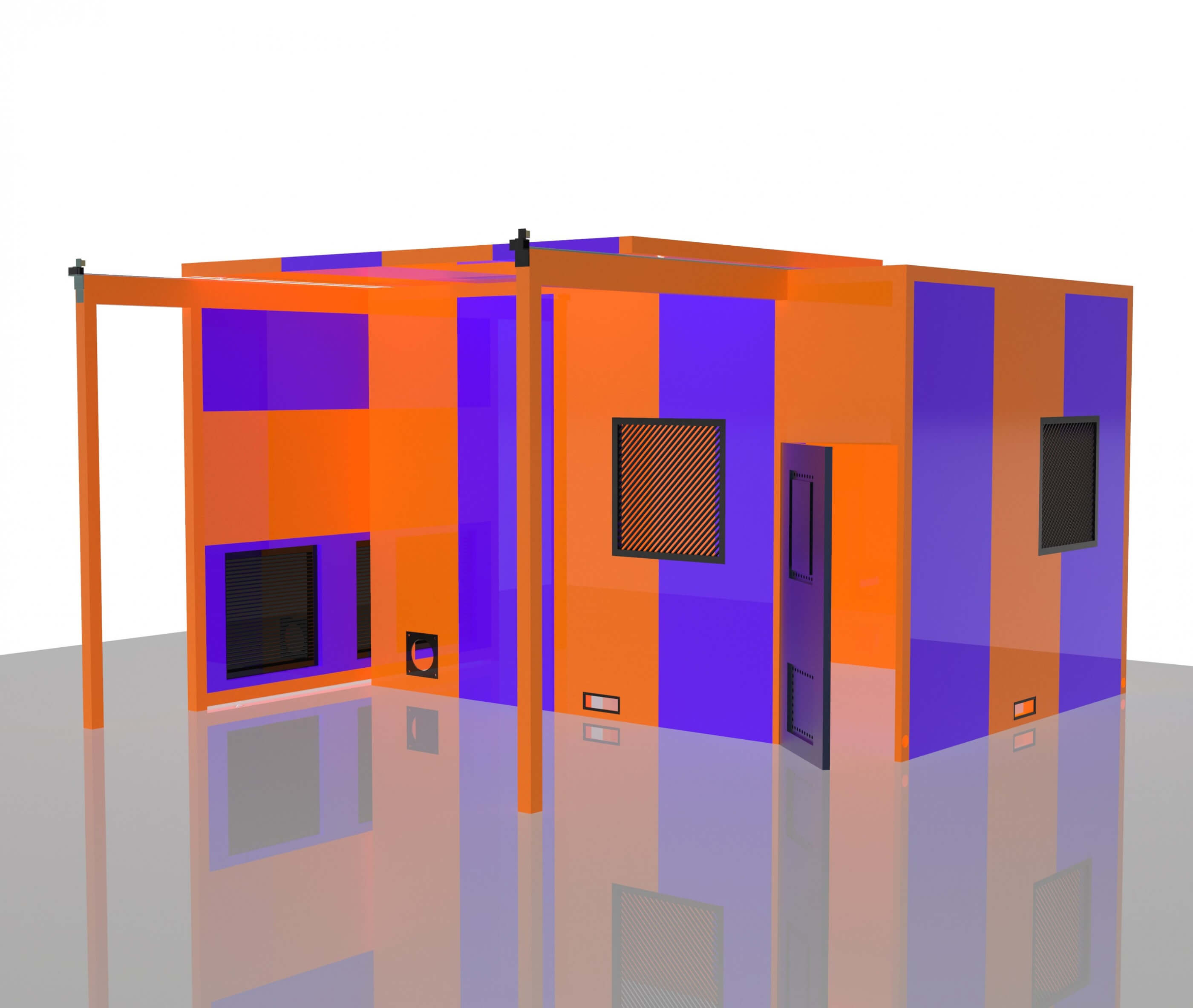 Acoustic Panel - 3D Model by Cadd-Edutec