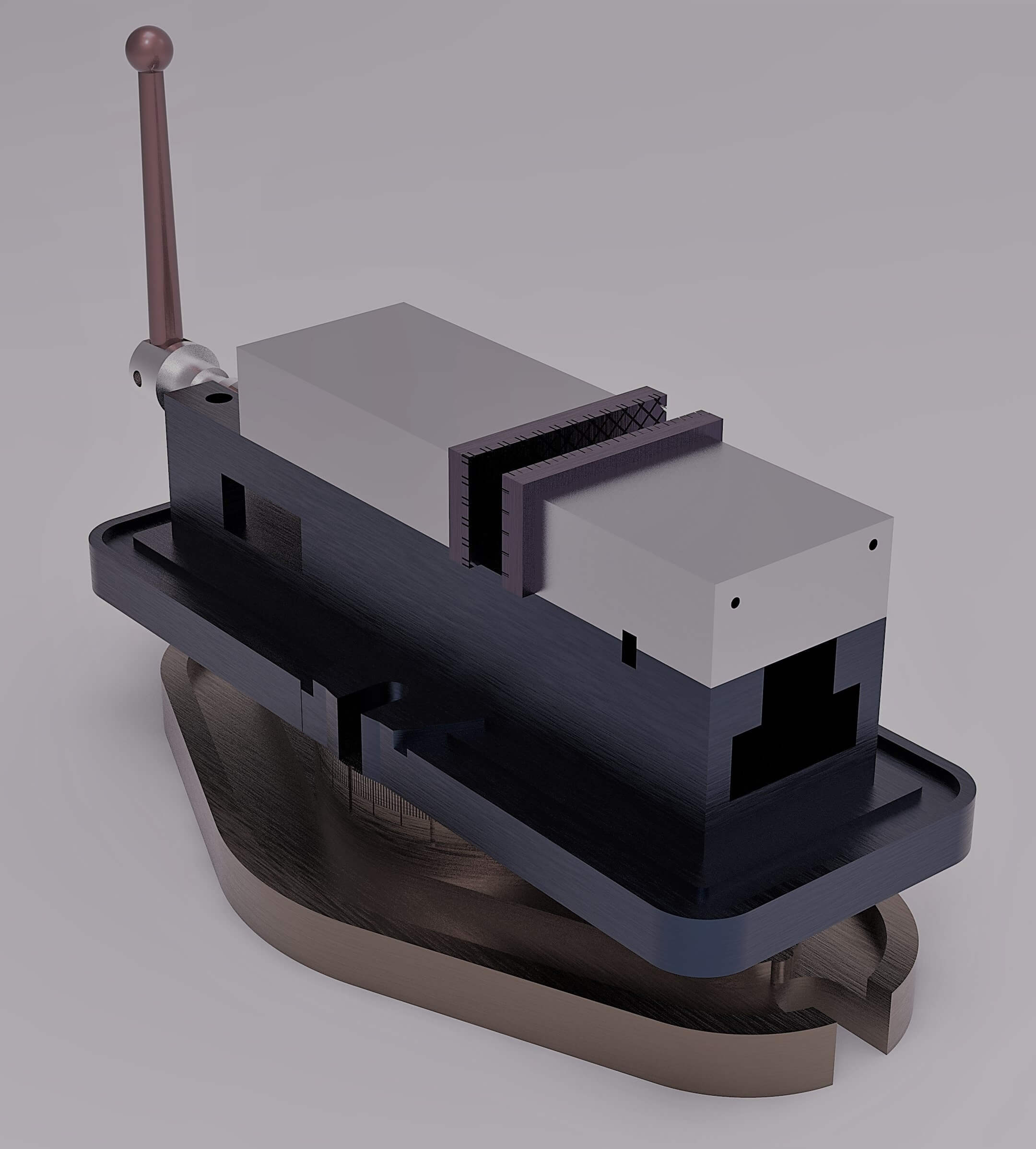 Bench Vice - 3D Model by Cadd-Edutec